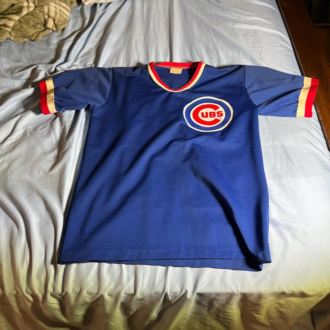 old 1970s Chicago Cubs jersey #chicagocubs #vintage - Depop