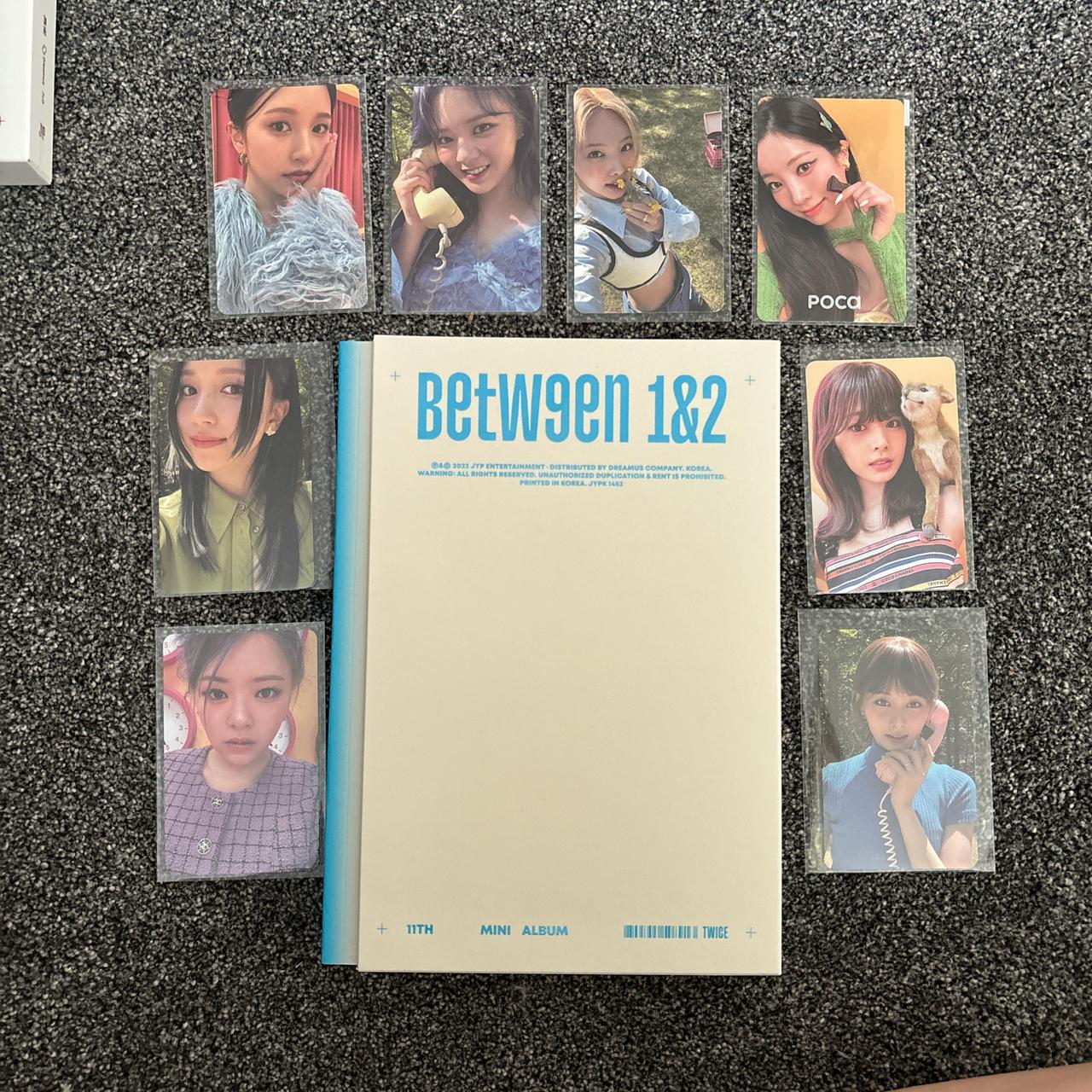 TWICE between 1&2 album with 8 official photocards!... - Depop
