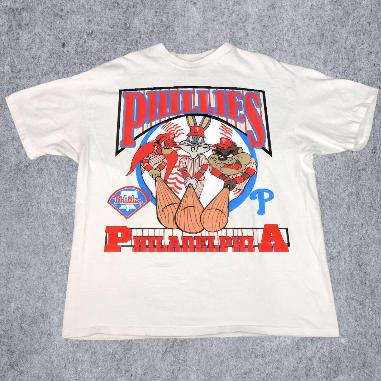 Philadelphia Phillies Vintage 90s MLB Baseball World... | Depop