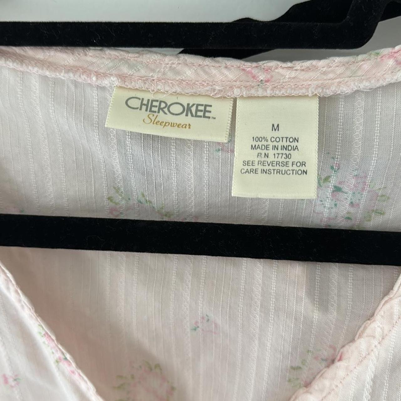 Adorable Cherokee pink floral sleepwear set... | Depop