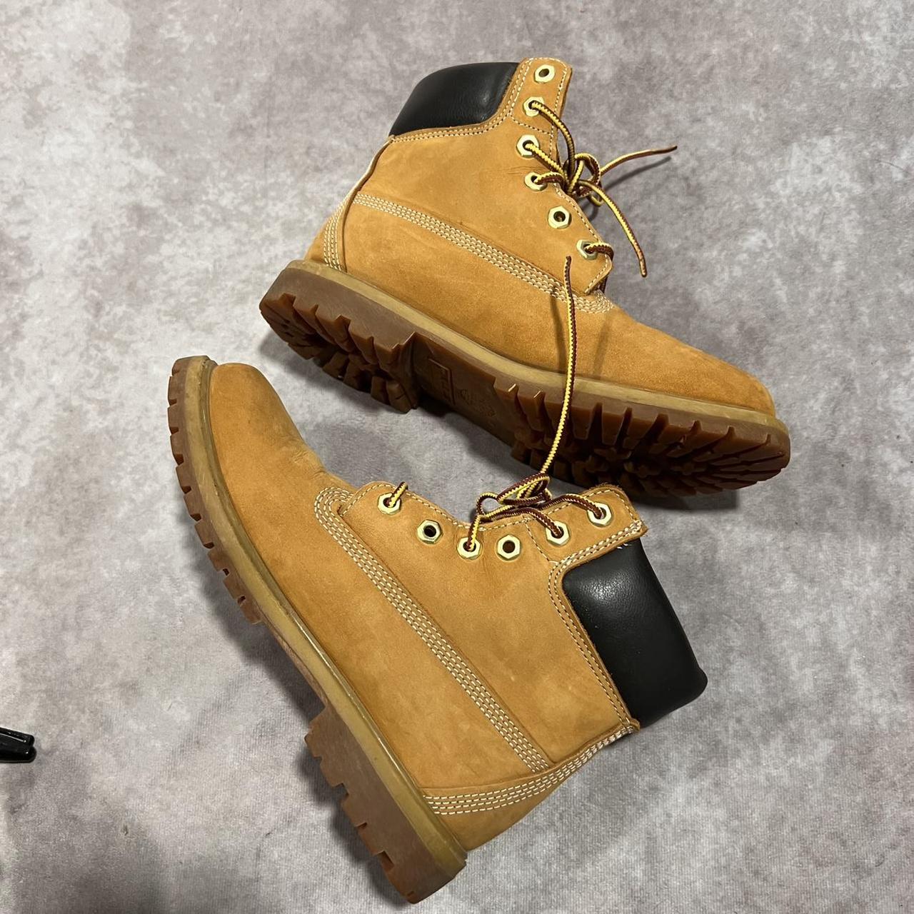 Timberland premium double sole boots women’s size 7!... | Depop