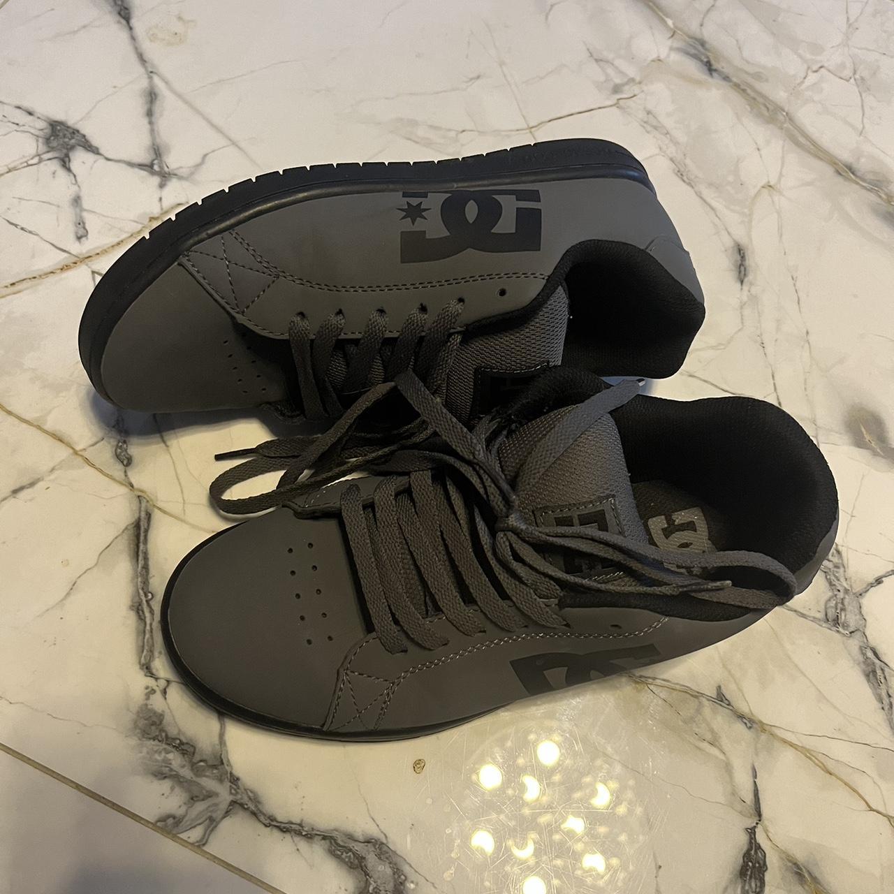 Grey dc shoes these are fire but yet again too small... - Depop