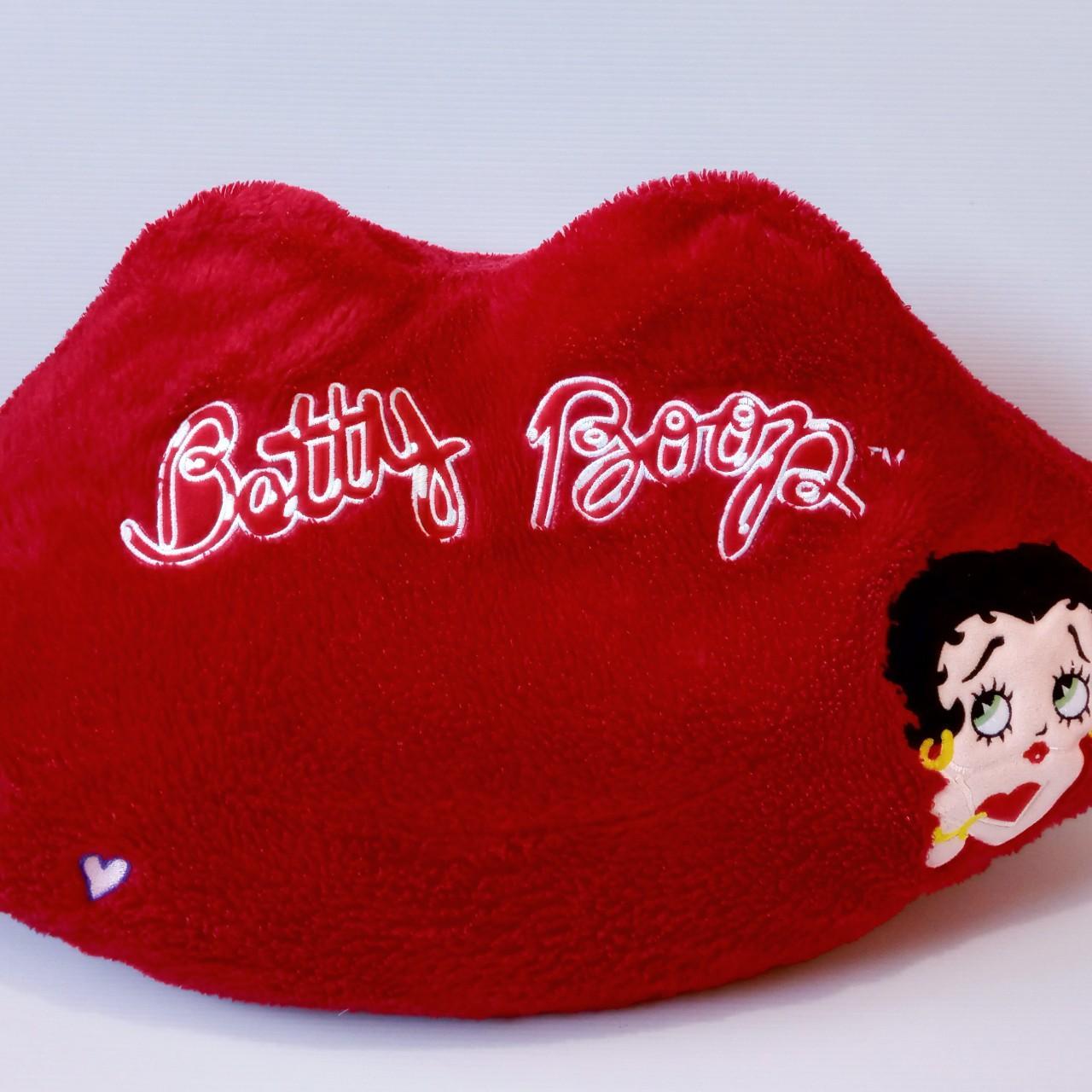 Universal Studios Betty Boop Red Plush Lips... - Depop