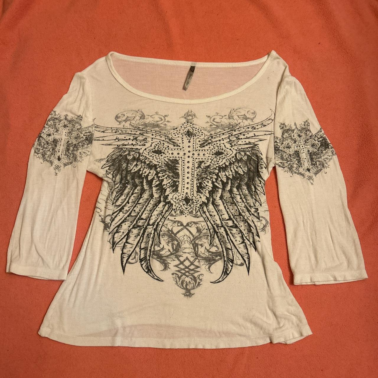 Y2K Carrie Allen Long Sleeve Lightly Worn - Depop