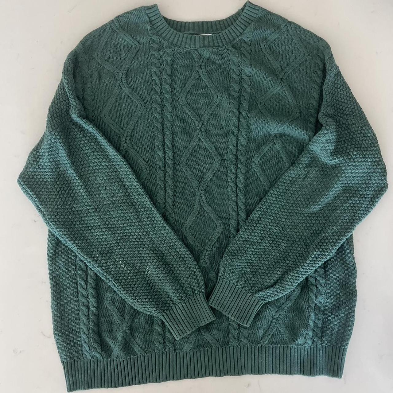 Women’s Hollister forest green sweater #sweater... - Depop
