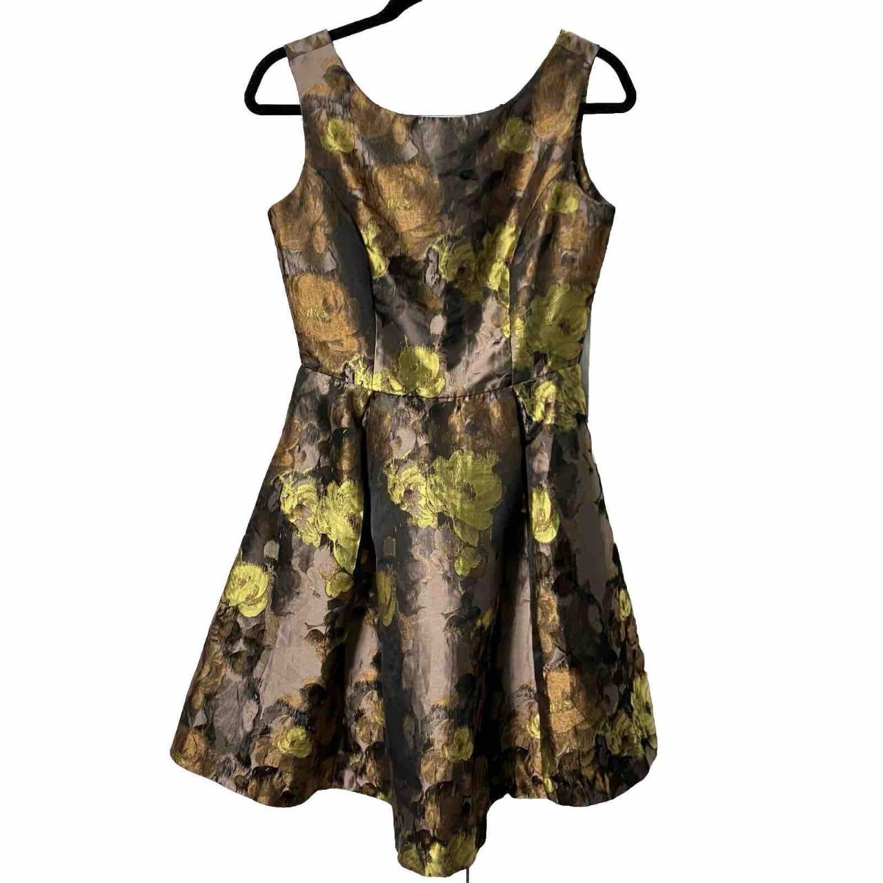 Louche Bonne Satin Cut Out Dress Womens 10 Bow Party... | Depop