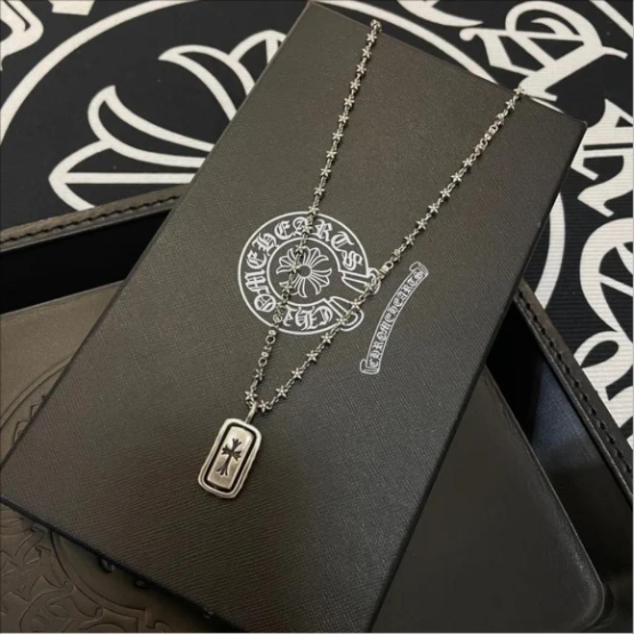 Chrome Hearts Classic Personalized Rotatable Square... - Depop