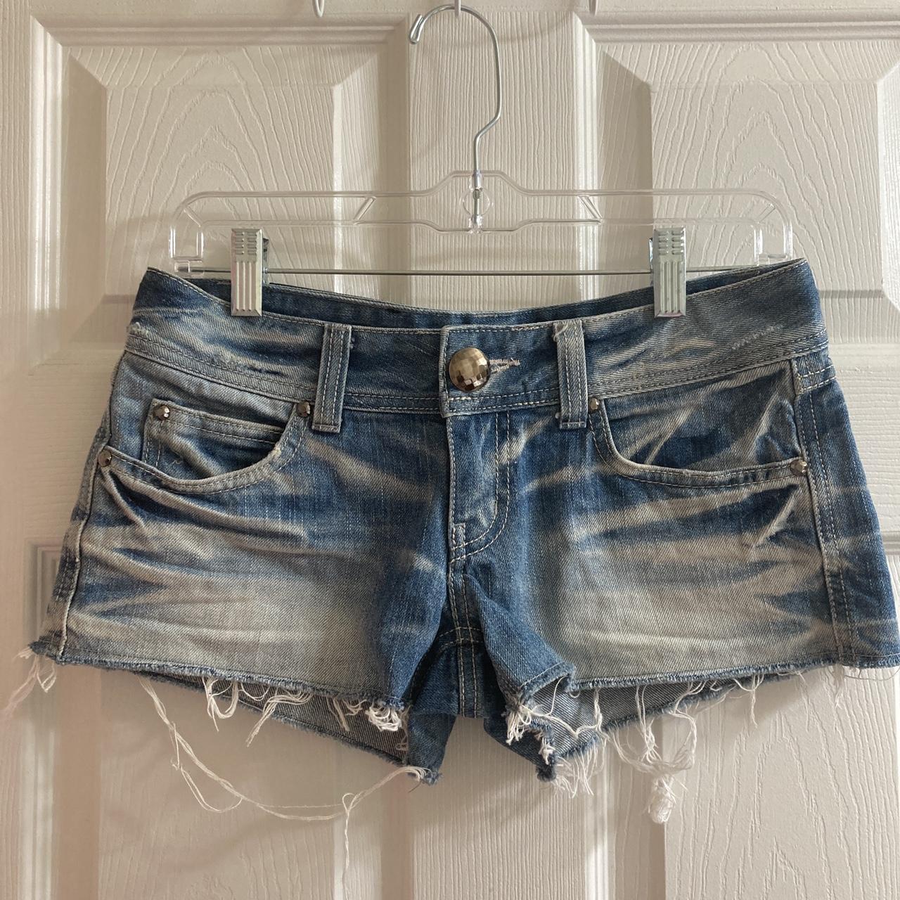 distressed denim shorts from japanese brand LIP... - Depop