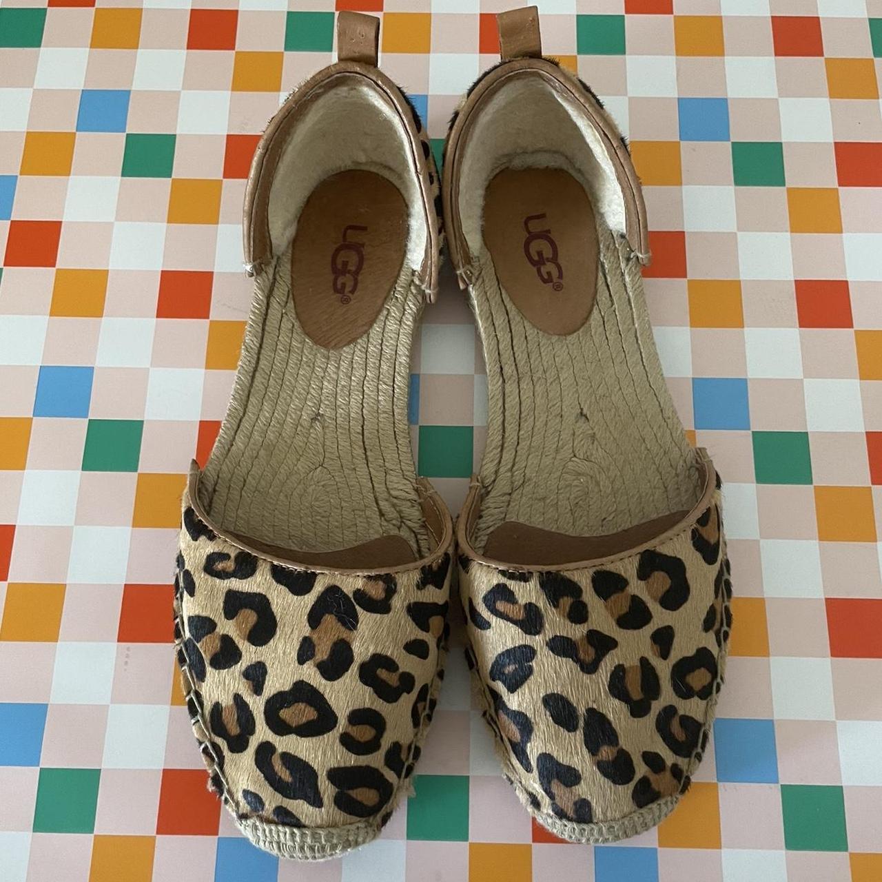 UGG Leopard Espadrilles Pony Hair ALL SALES