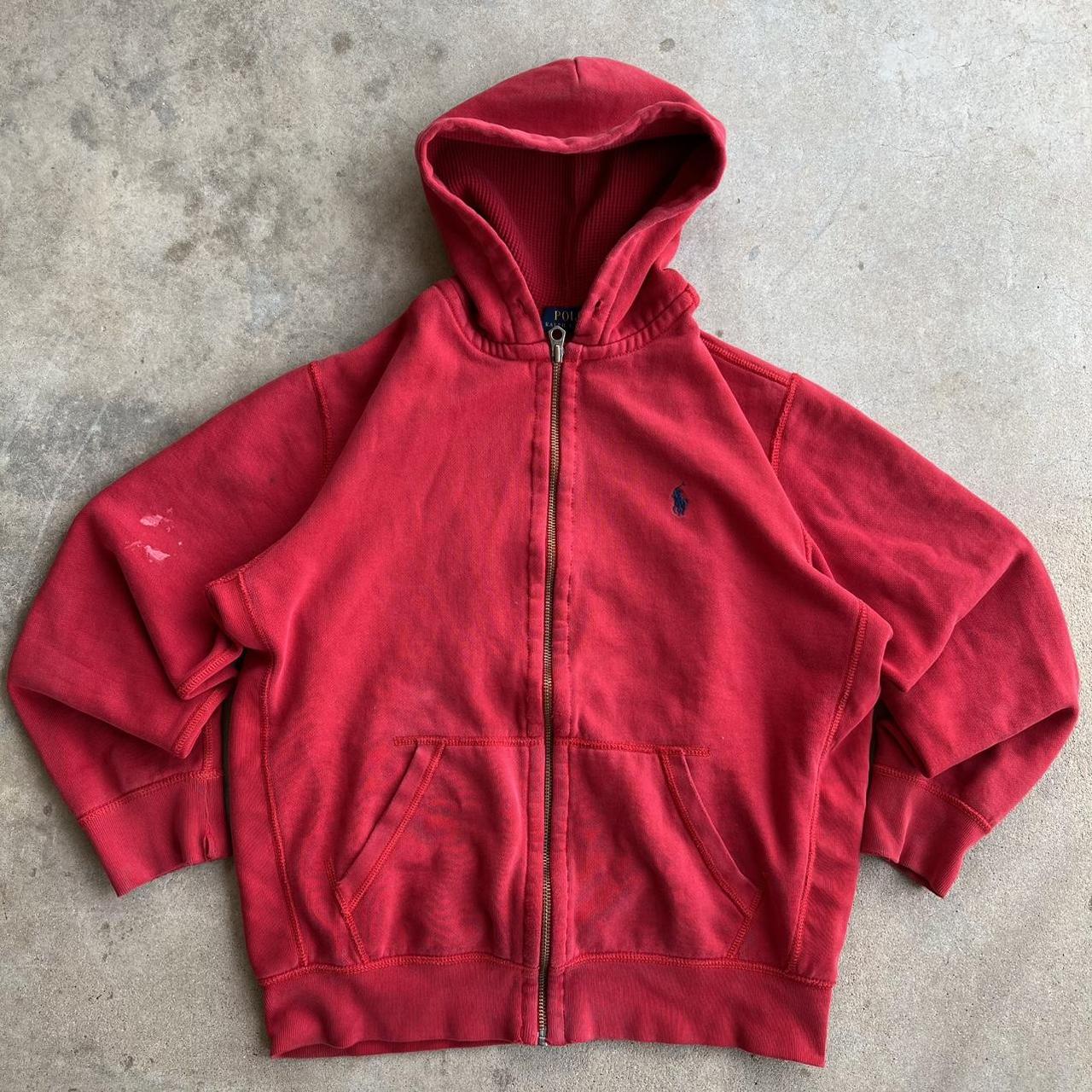 Polo Ralph Lauren chief keef style zip up... - Depop