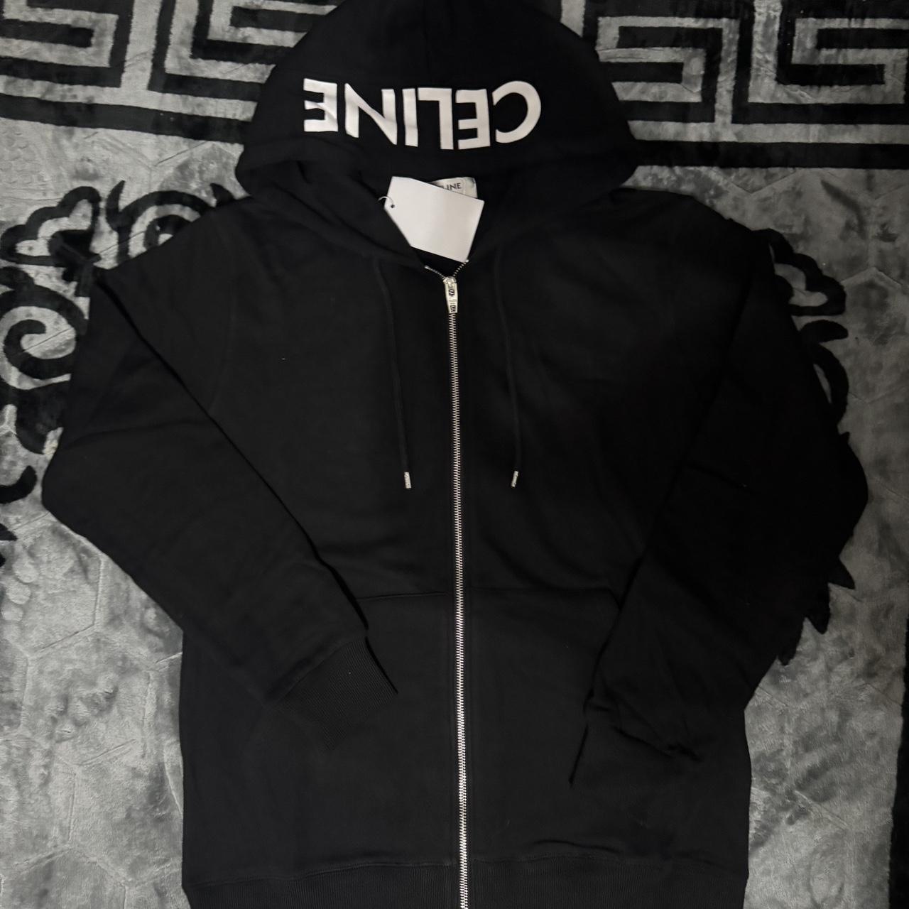 Celine Zip up Hoodie Size Medium 100% Authentic... | Depop