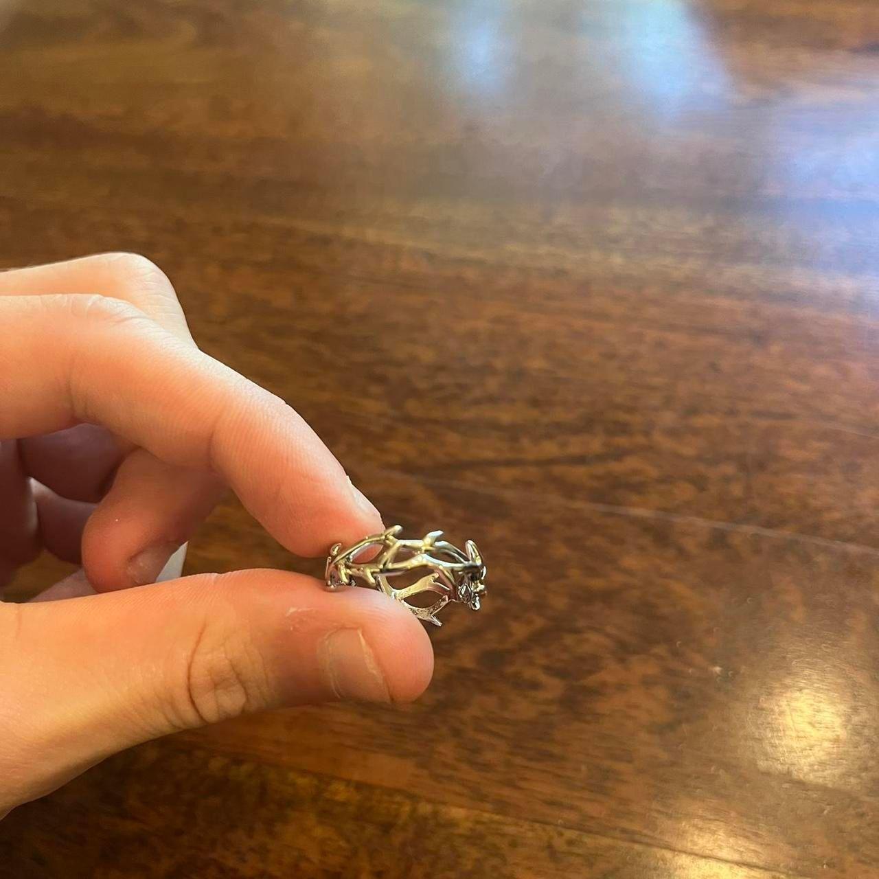 Adjustable thorn/bramble ring. Steel, any size.... | Depop
