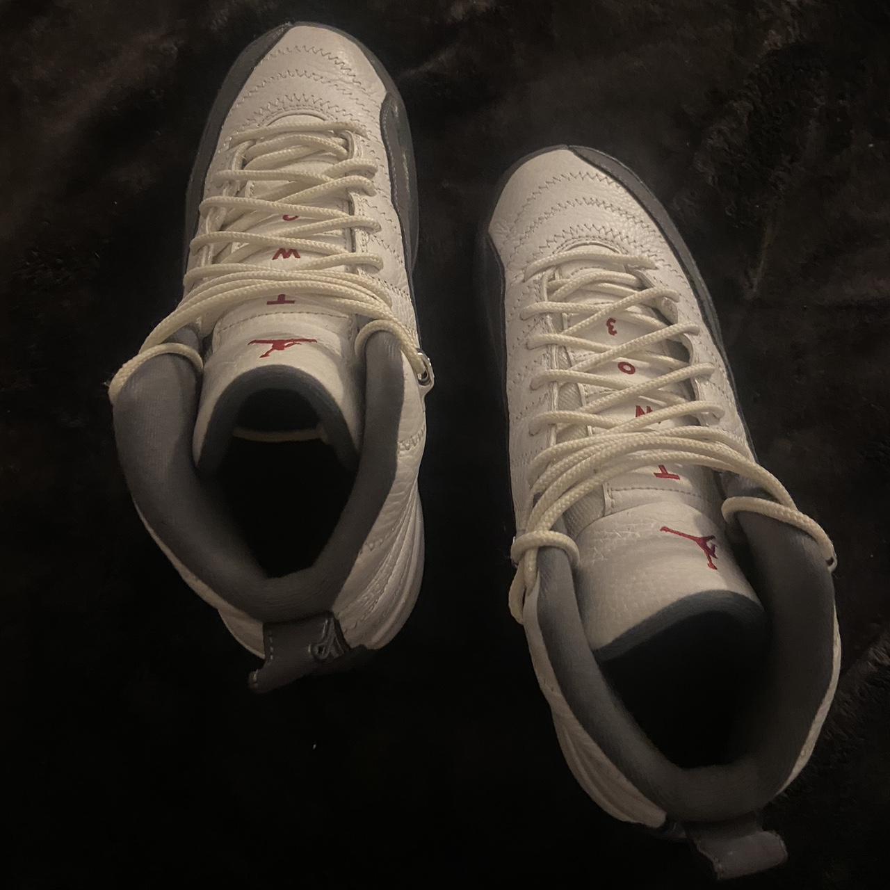 Jordan 23’s white and dark grey - Depop