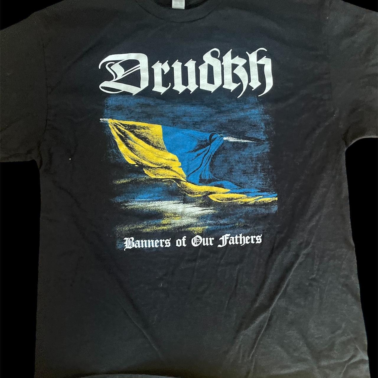 Drudkh “Ukrainian flag” shirt size L #blackmetal... - Depop