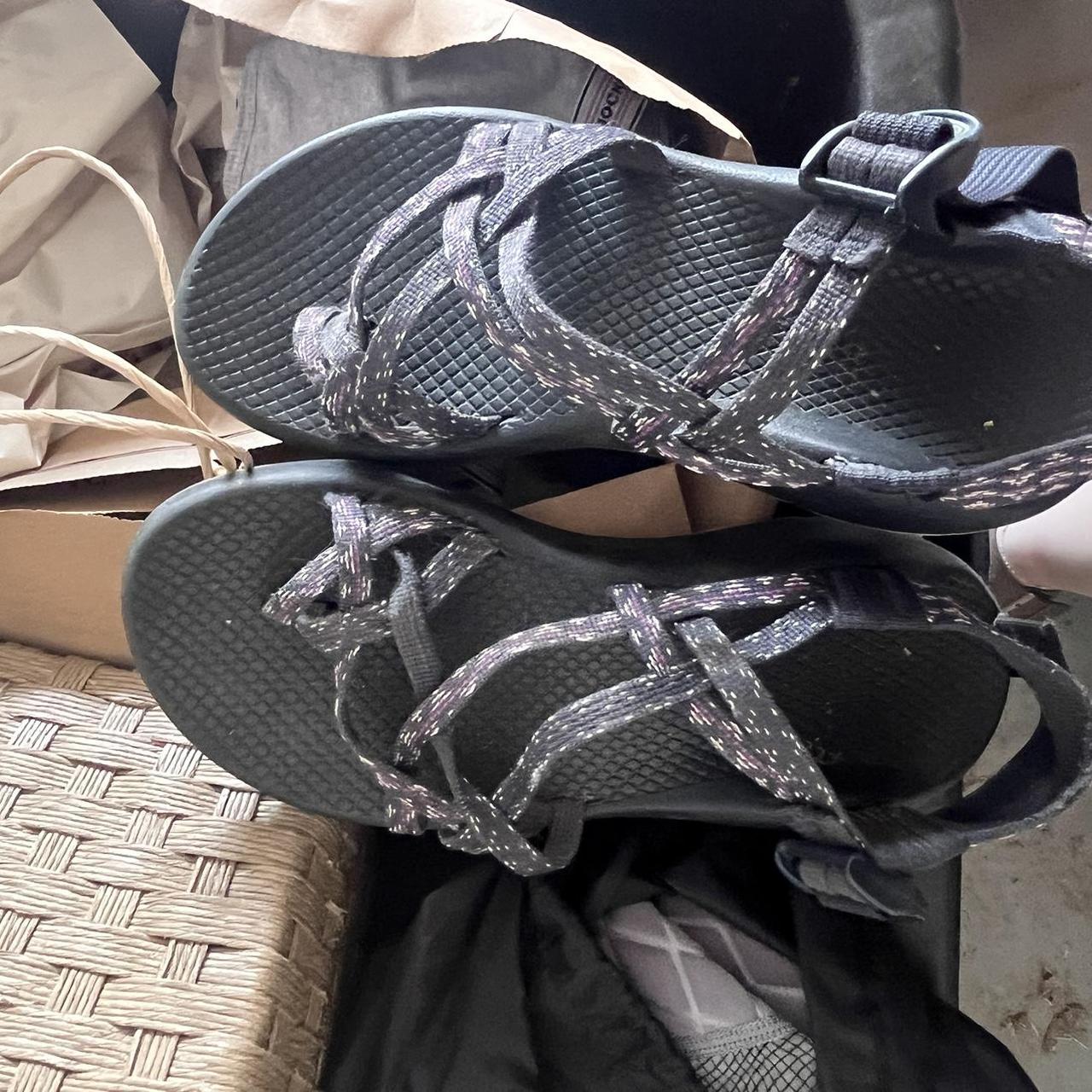 Purple multi trap Chacos #chacos #sandles #purple - Depop