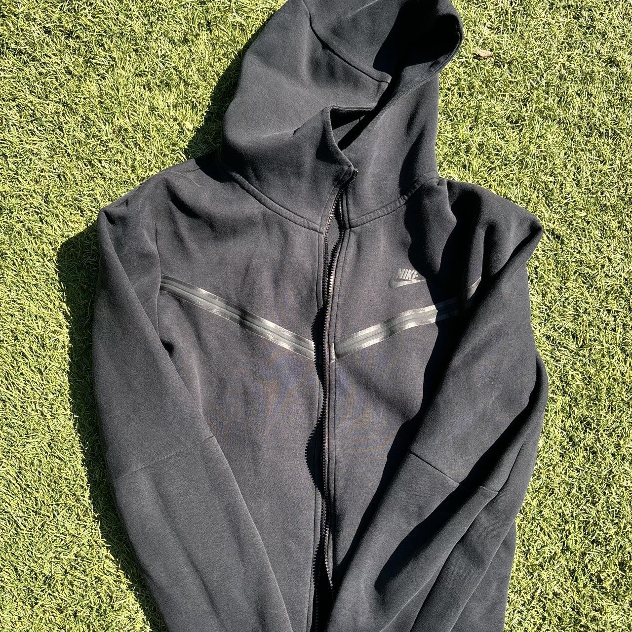 Black Nike Tech Fleece. Perfect condition. Will ship... | Depop