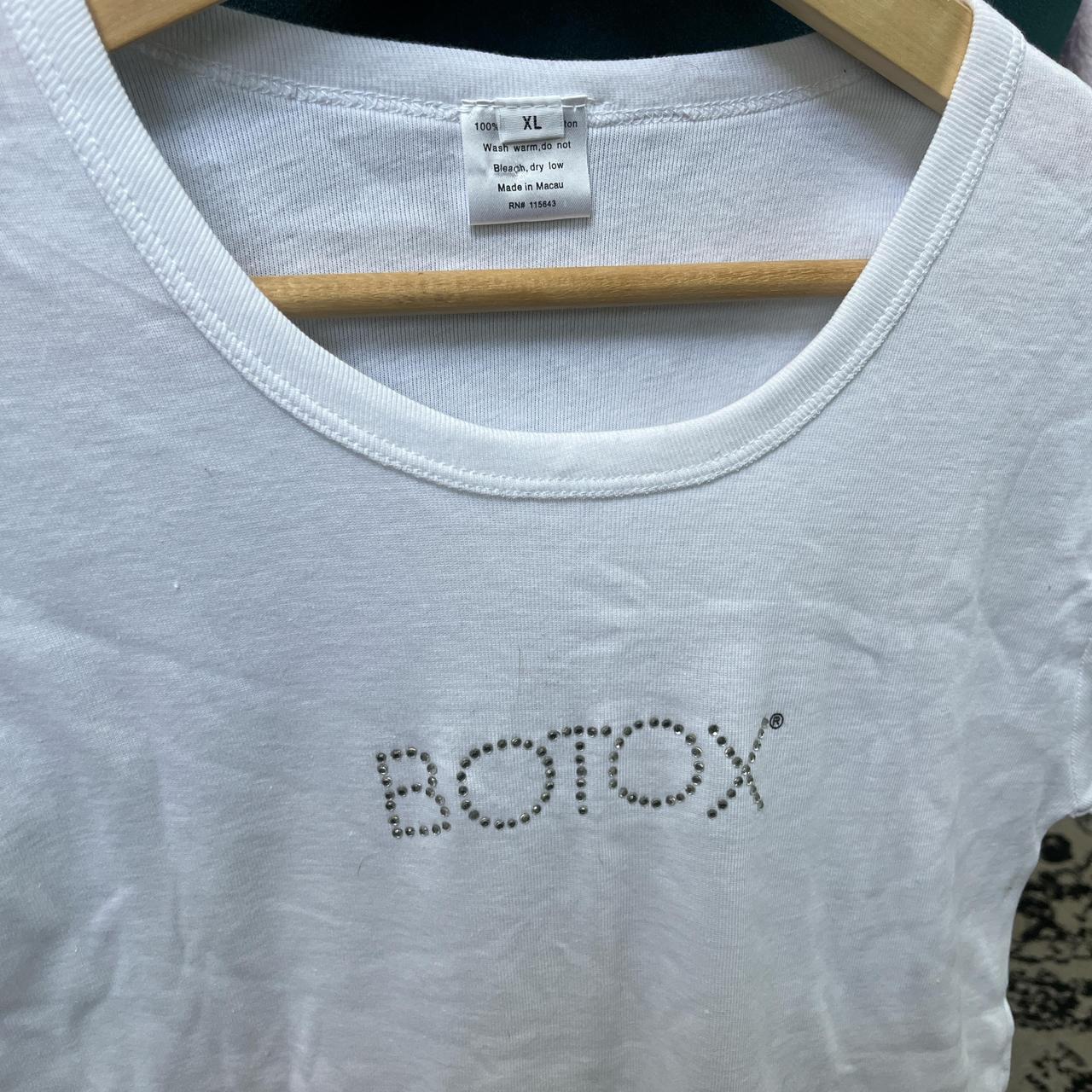 White Botox t-shirt #botox Size women’s XL | Depop