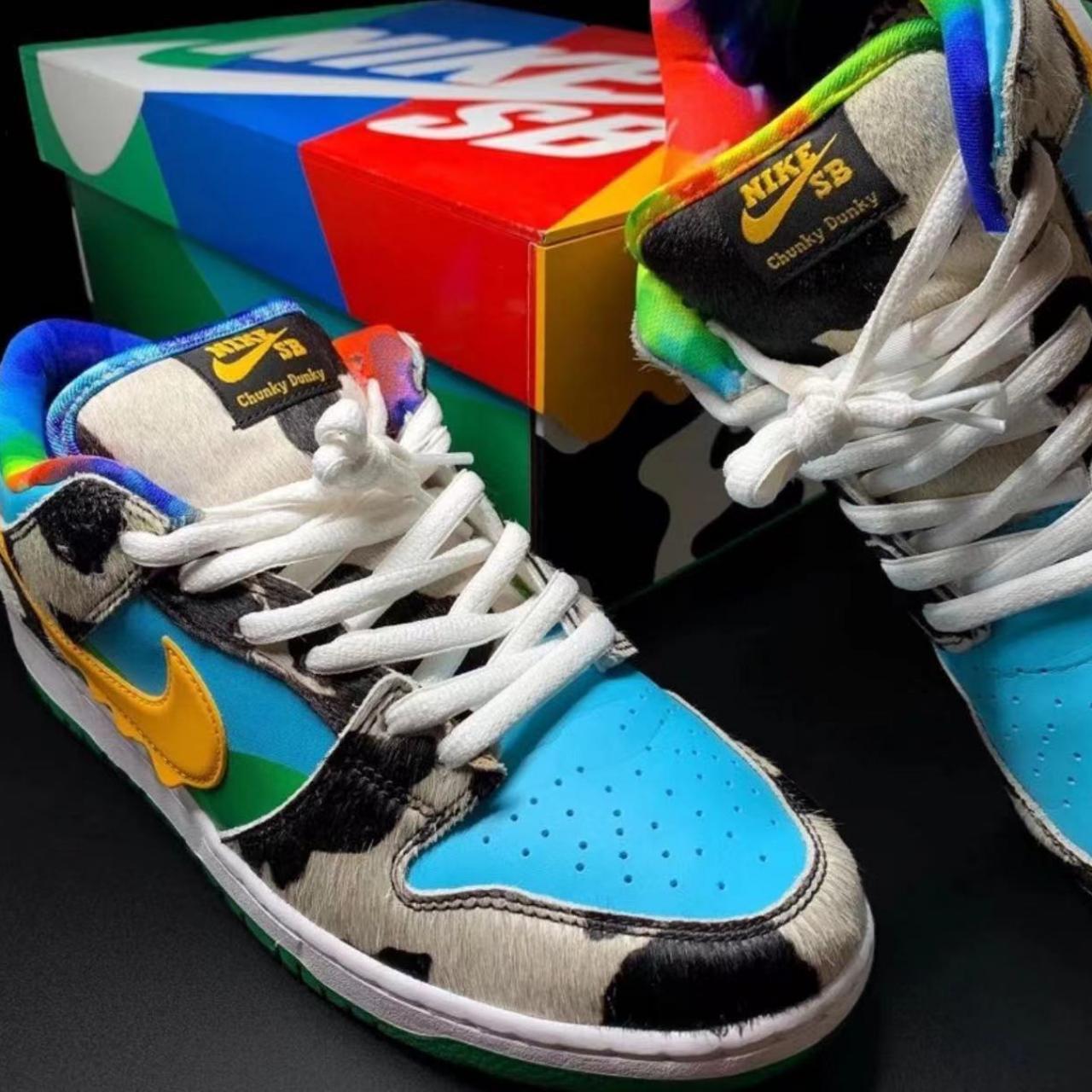 Nike SB Dunk Low Ben & Jerry's Chunky Dunky New With... - Depop