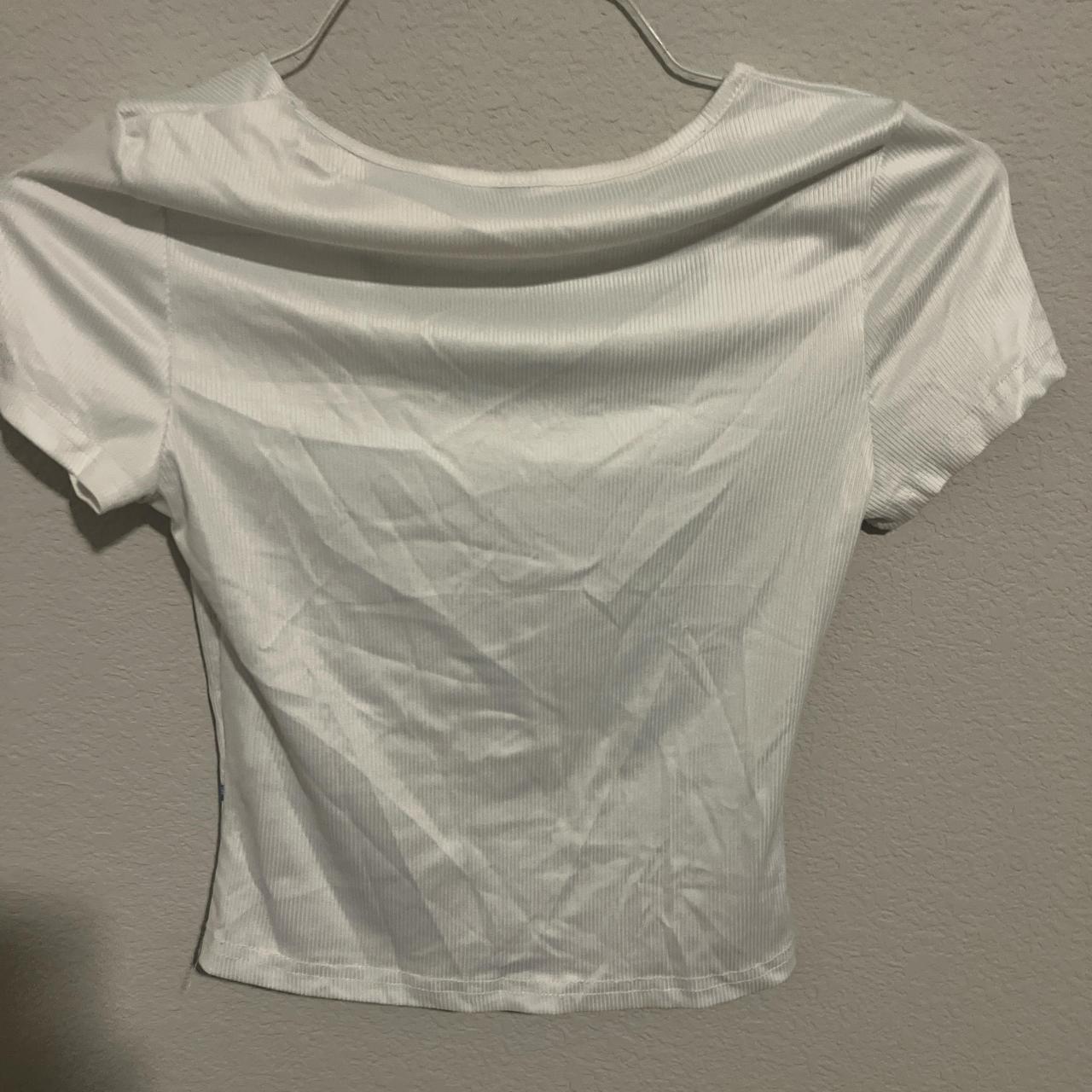 y2k V neck top Size small amazing condition stretchy - Depop