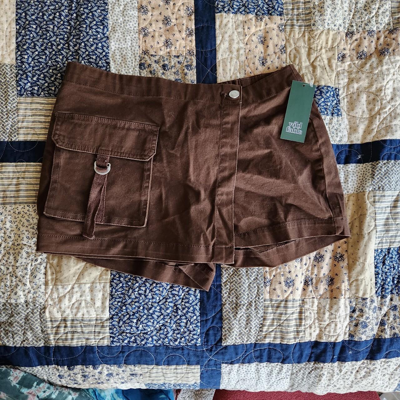 Cargo mini skort | Depop