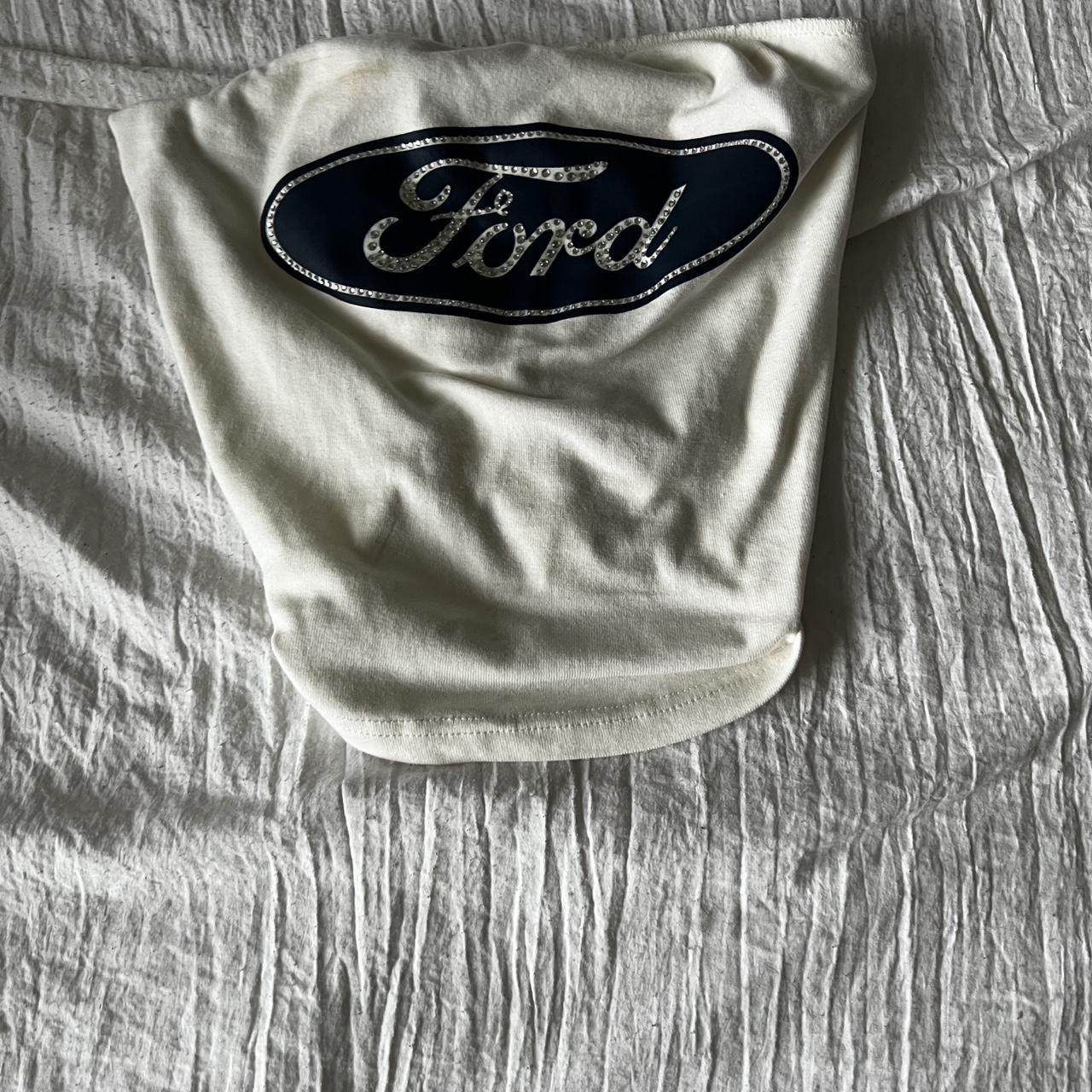 forever 21 x ford collab tube top never been... - Depop