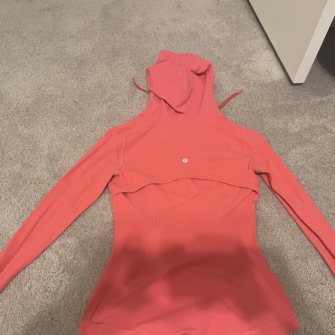 hooded lululemon coral define jacket - Depop