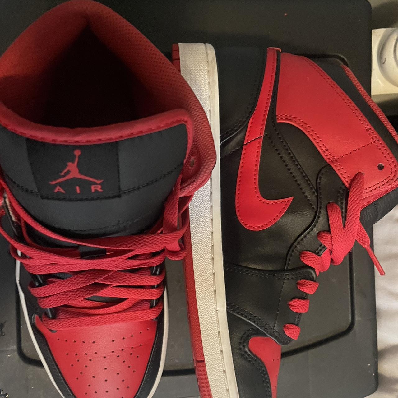 Air Jordan Retro 1 Mid "Alternate Bred” Nike Air... | Depop