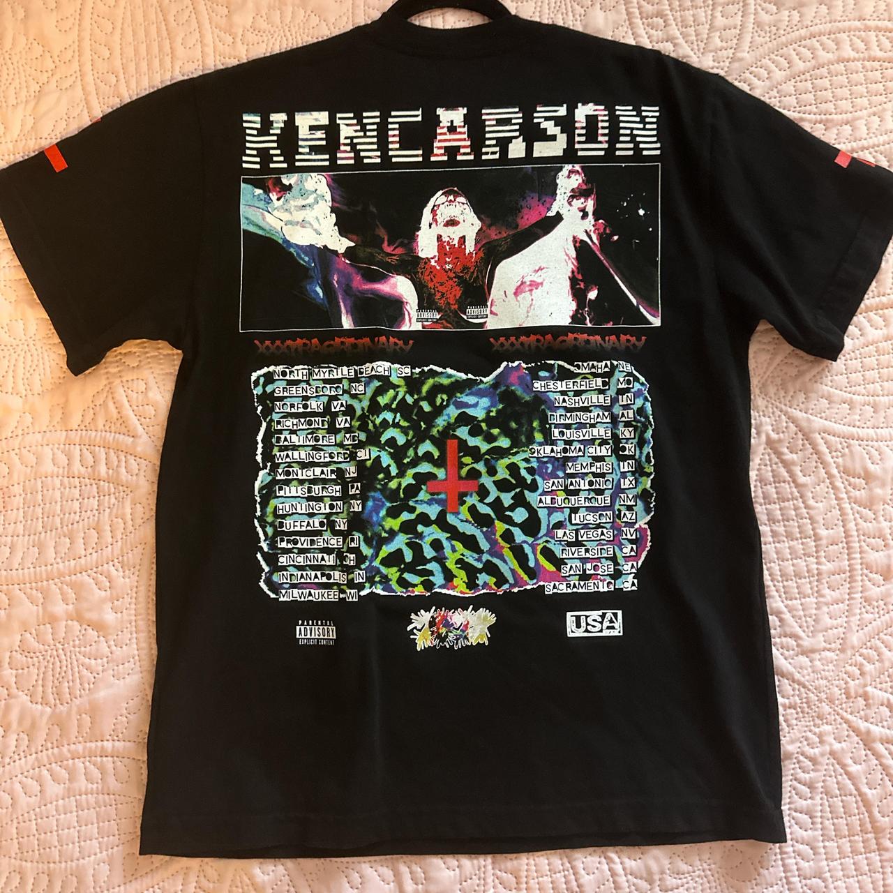 Ken Carson 2024 tour merch Black t shirt Never... | Depop