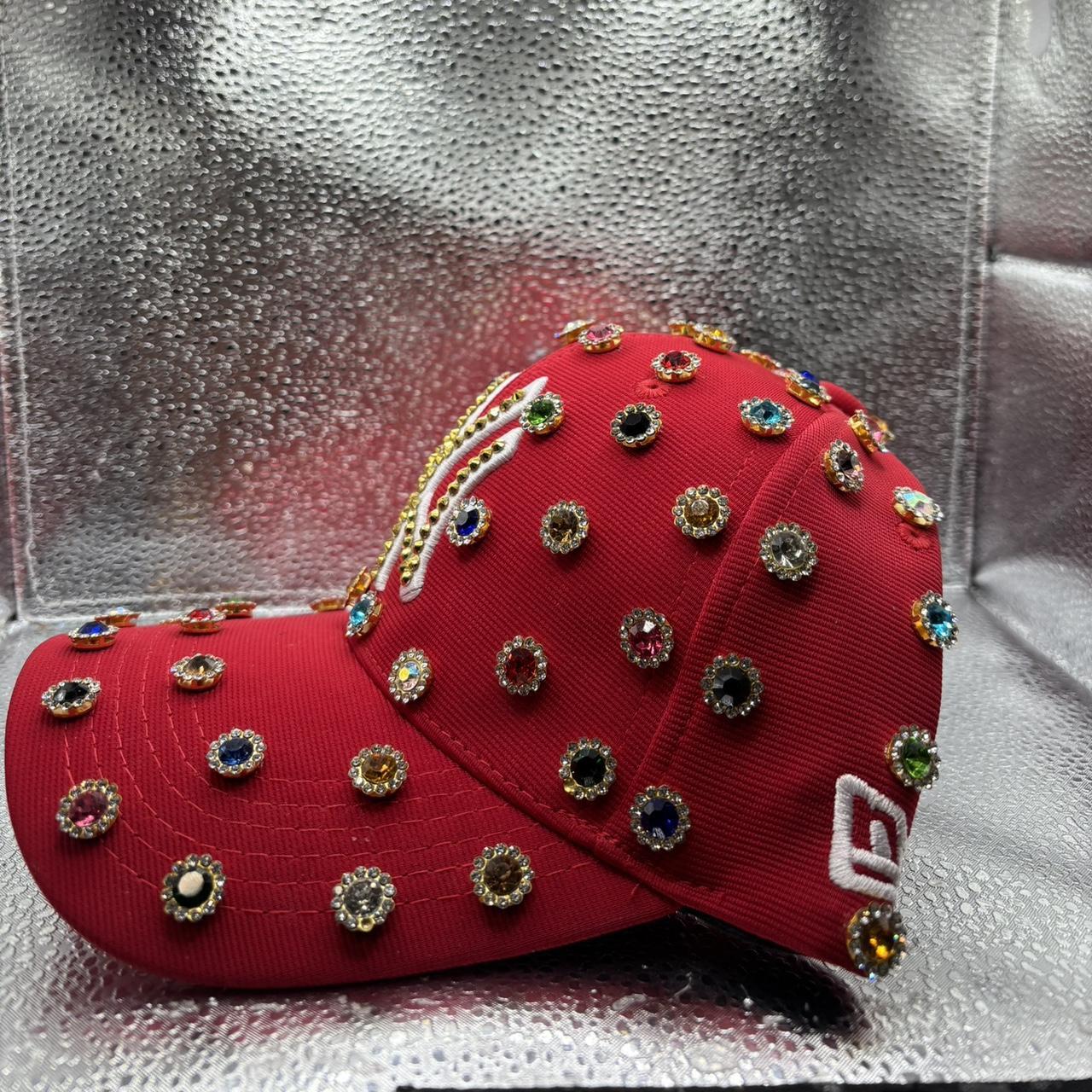 Red New York Yankees diamond baseball cap #Yankees... | Depop