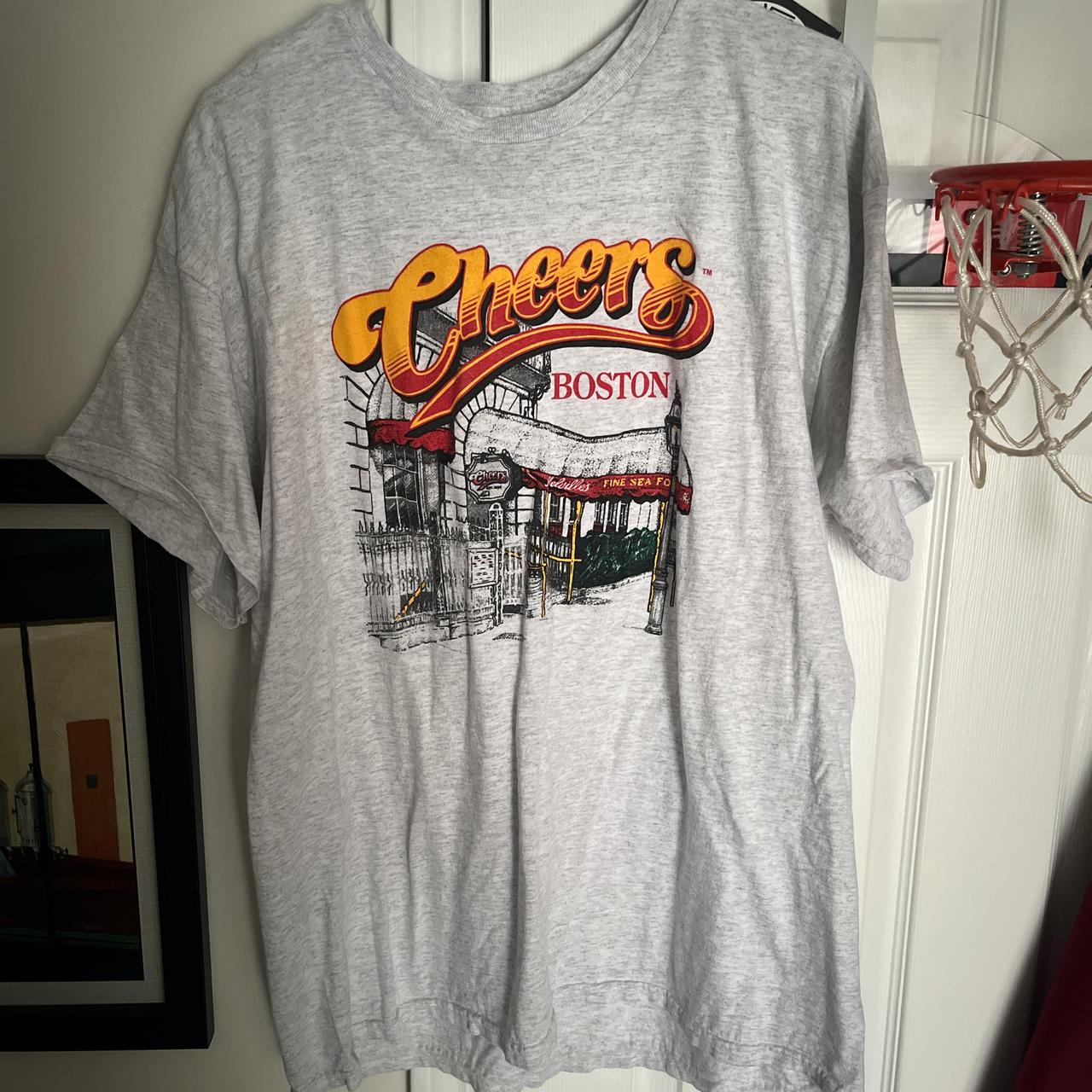 Grey Cheers Boston t-shirt #boston - Depop