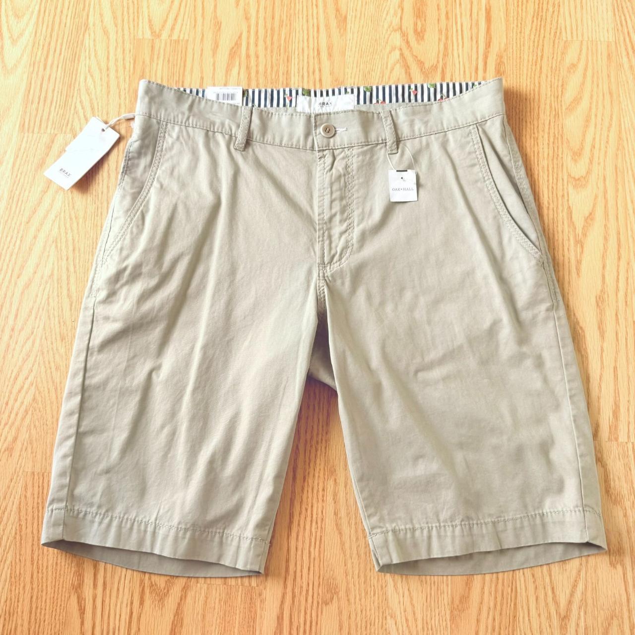 Brax Feel Good Chino Shorts 🍋 Beige Khaki Straight... | Depop