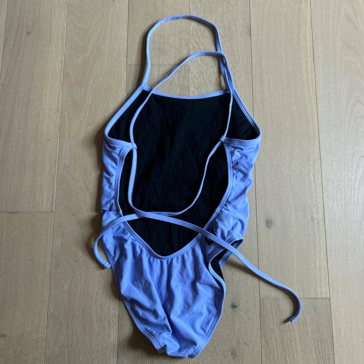Jolyn Jackson 4 One Piece Tie Back Swimsuit in... - Depop