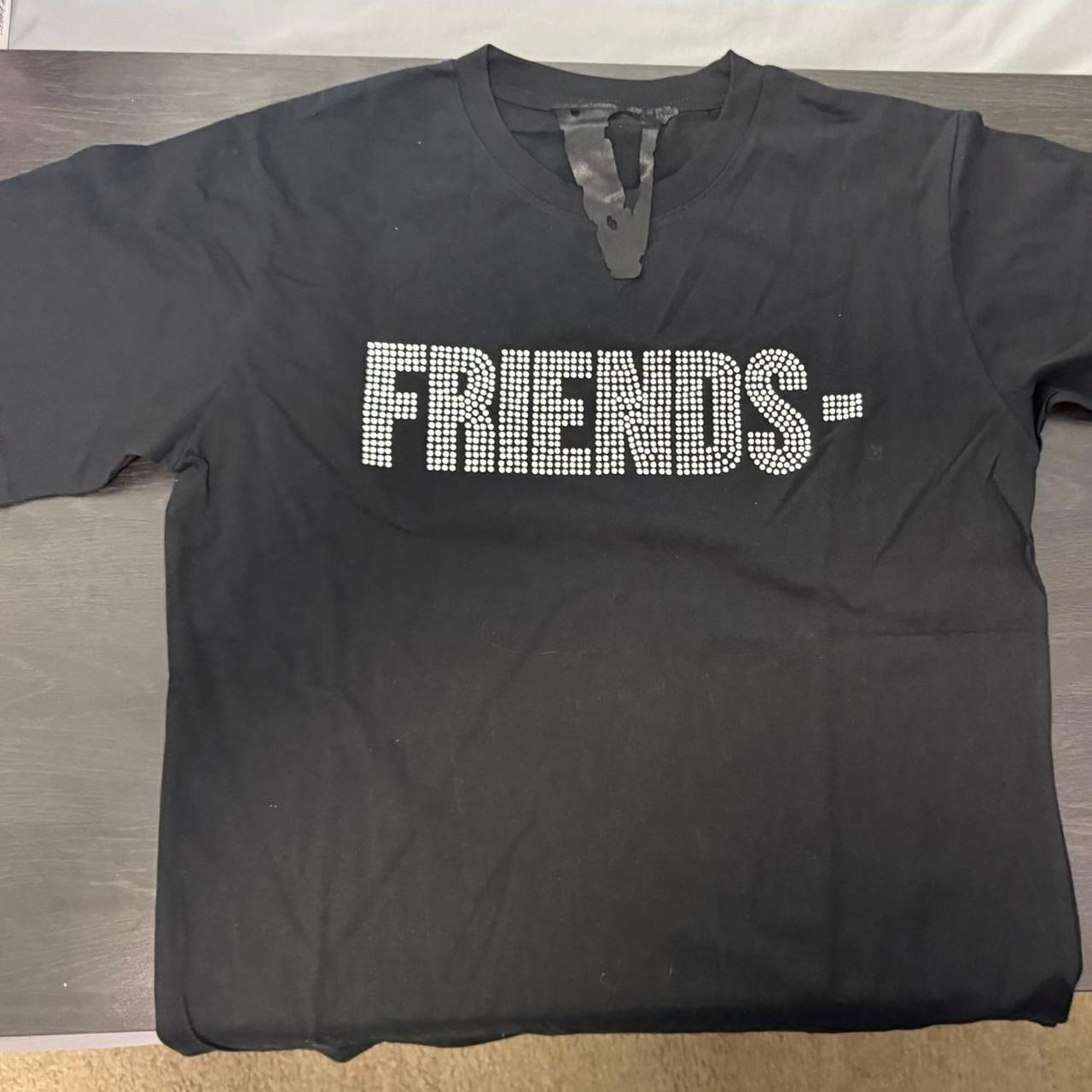 Vlone - Rhinestone Friends- Size: XL (Fits more... | Depop