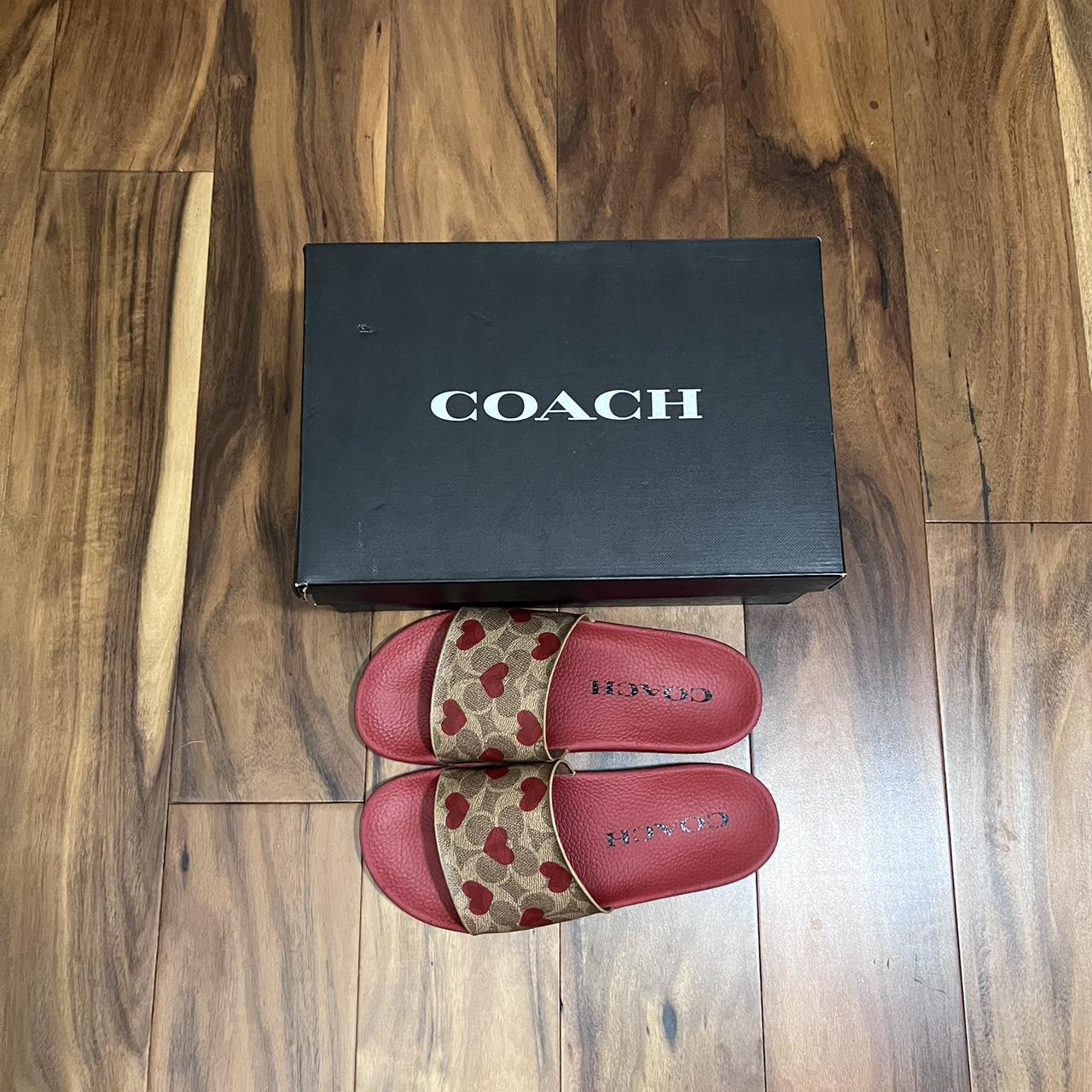 Udele Valentines sport Coach slides Women size 8 - Depop