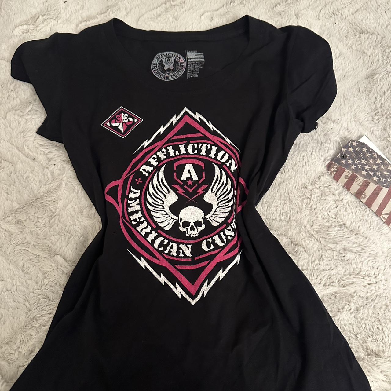 affliction short sleeve brand new with tags size L... - Depop