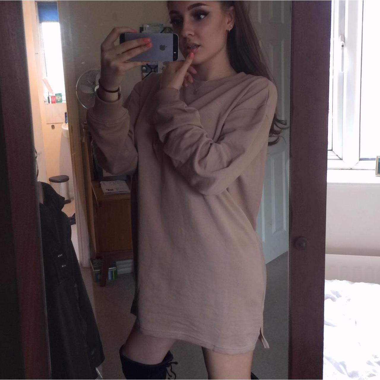 Missguided oversized sweater FREE SHIPPING... - Depop