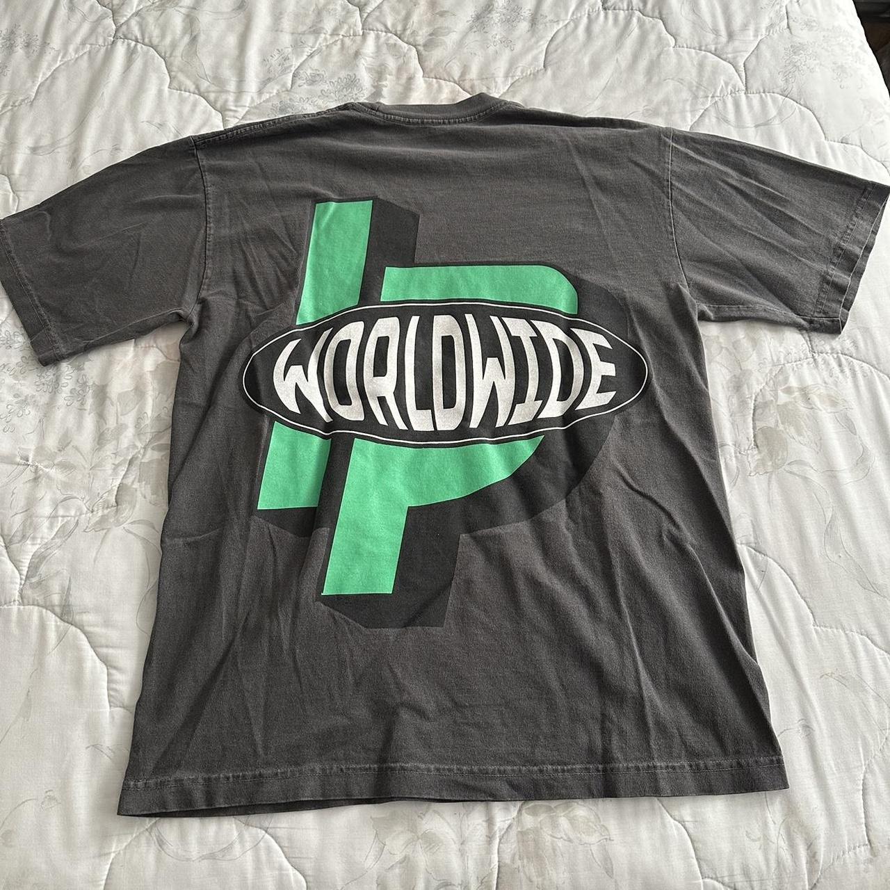 INAKA Grey graphic tshirt Oversized Used in good... | Depop