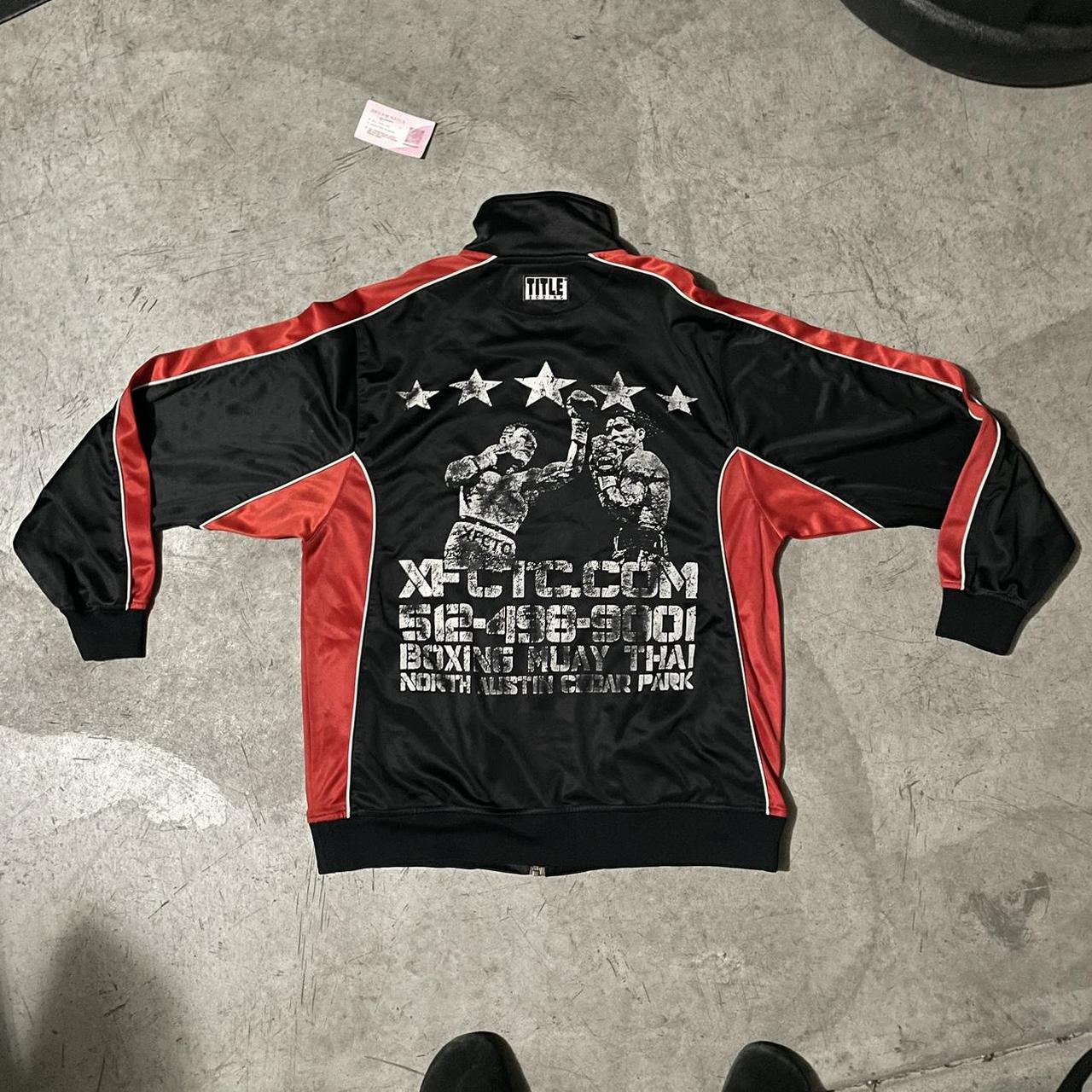 2000s title boxing vintage retro red and black... - Depop