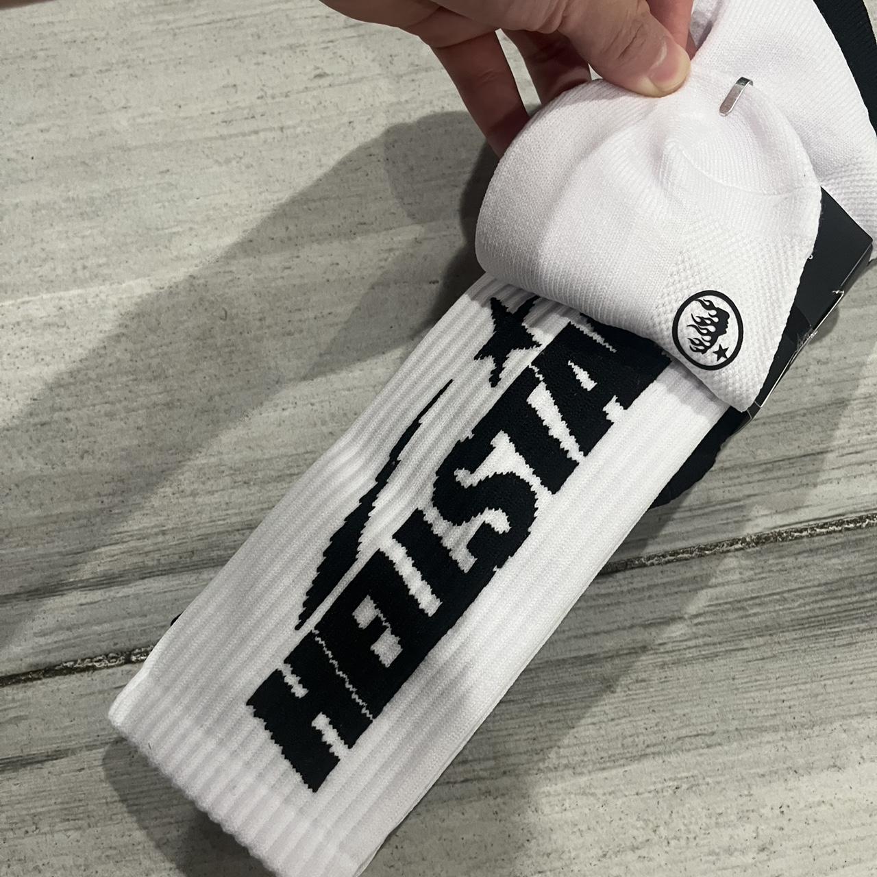 Hellstar Socks 4 pairs Black/white | Depop