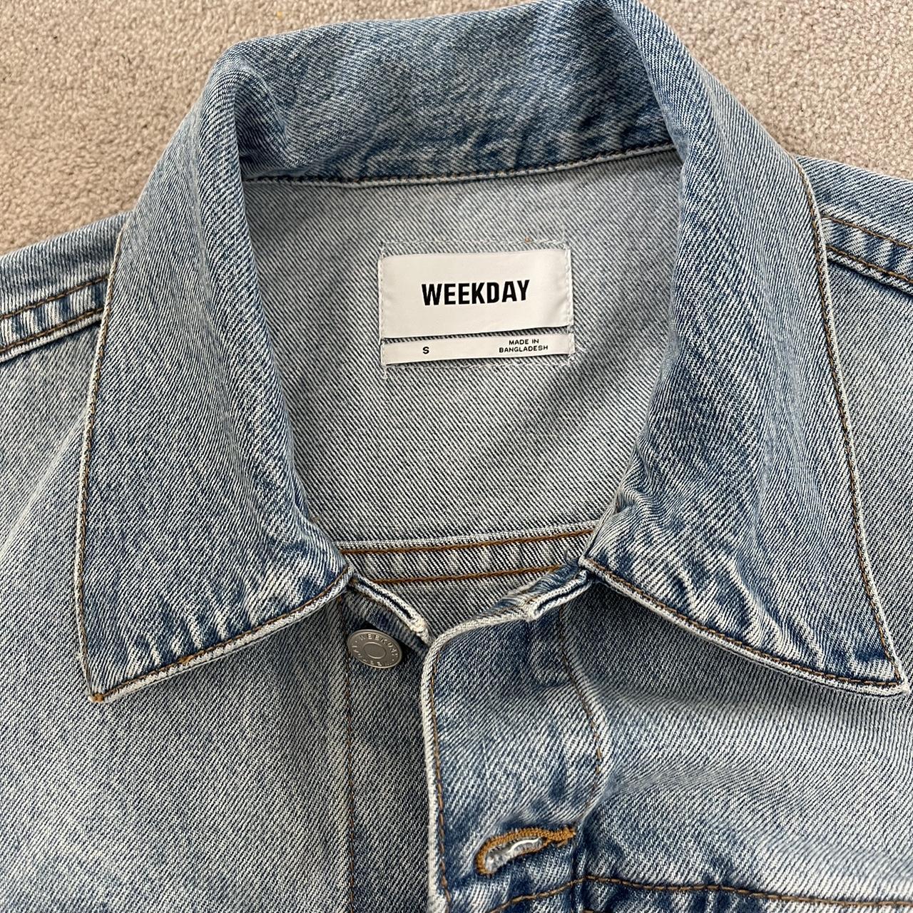 Weekday denim jacket Worn once - great condition... - Depop