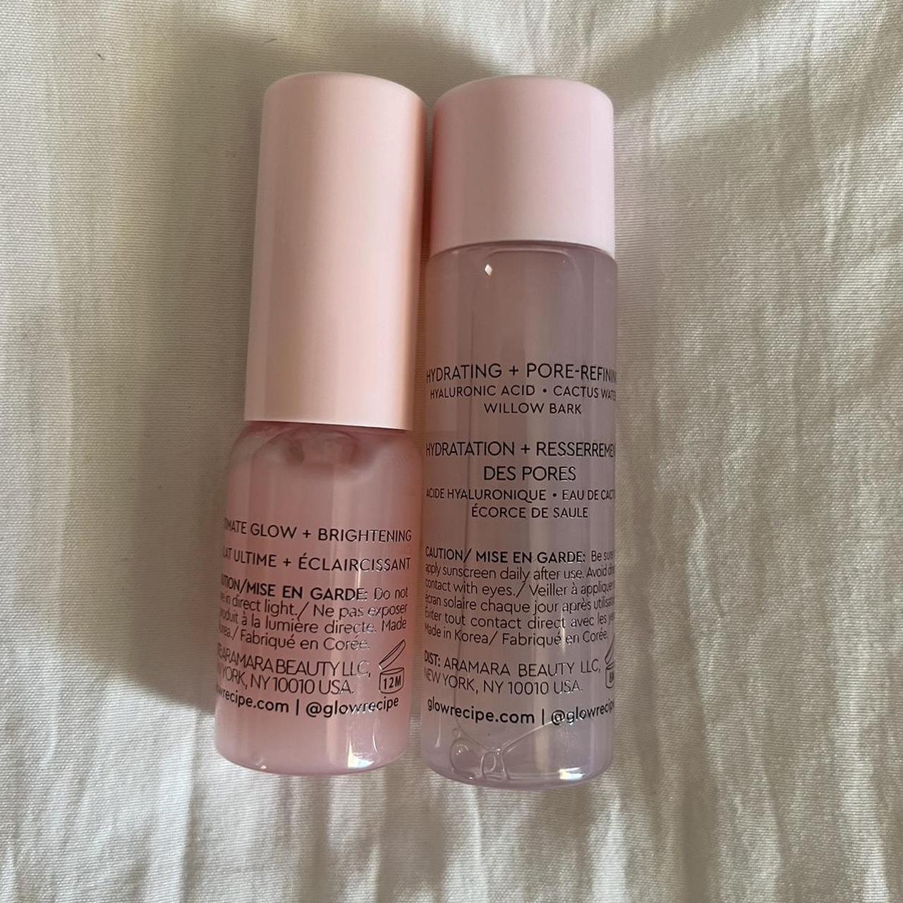 GLOW RECIPE mini dew drops + toner 🍉 🦩 #skincare... - Depop