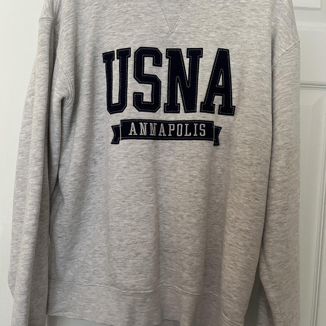 USNA crewneck sweatshirt from naval academy store - Depop