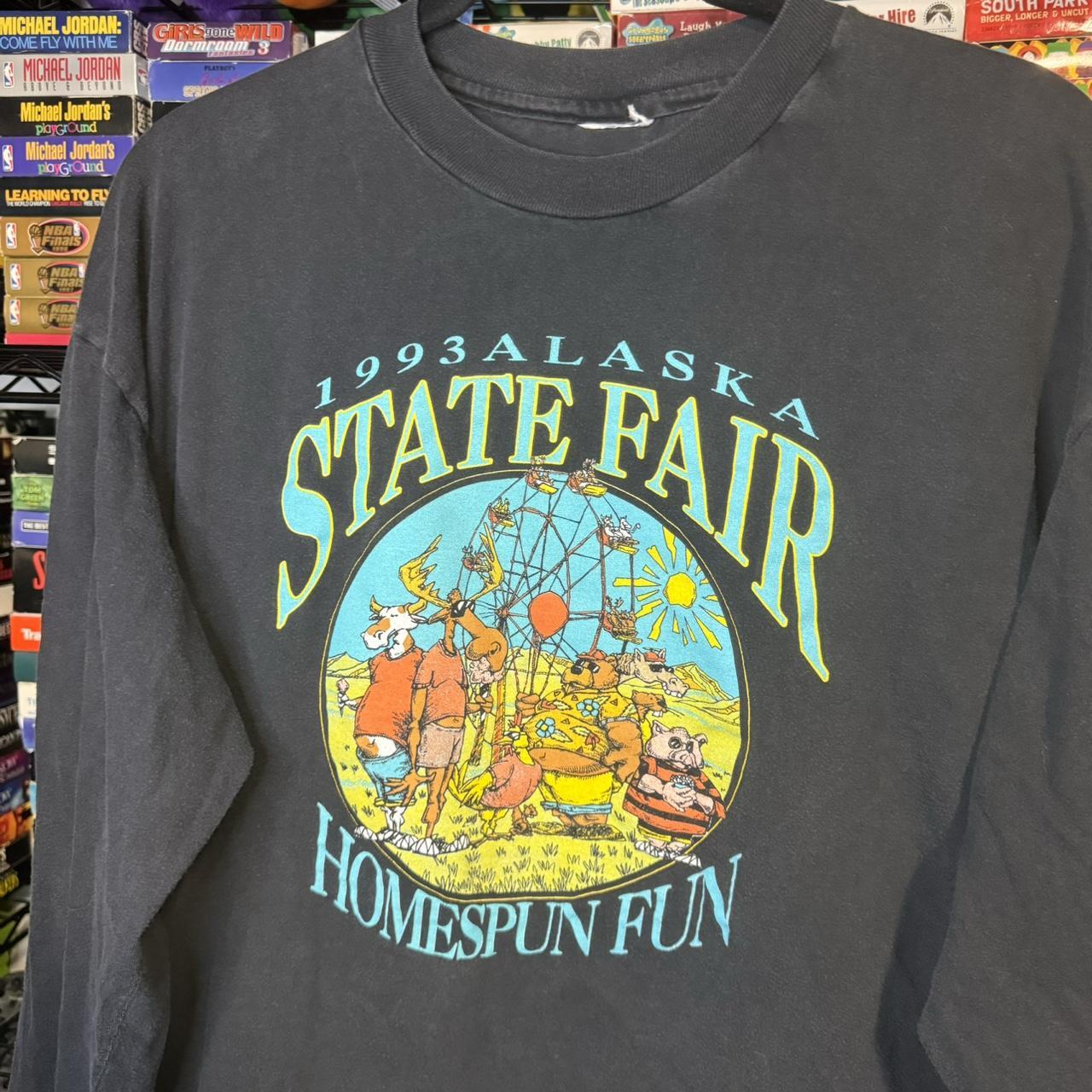 Vintage 1993 Alaska state fair shirt. Cut tag. Fits... | Depop