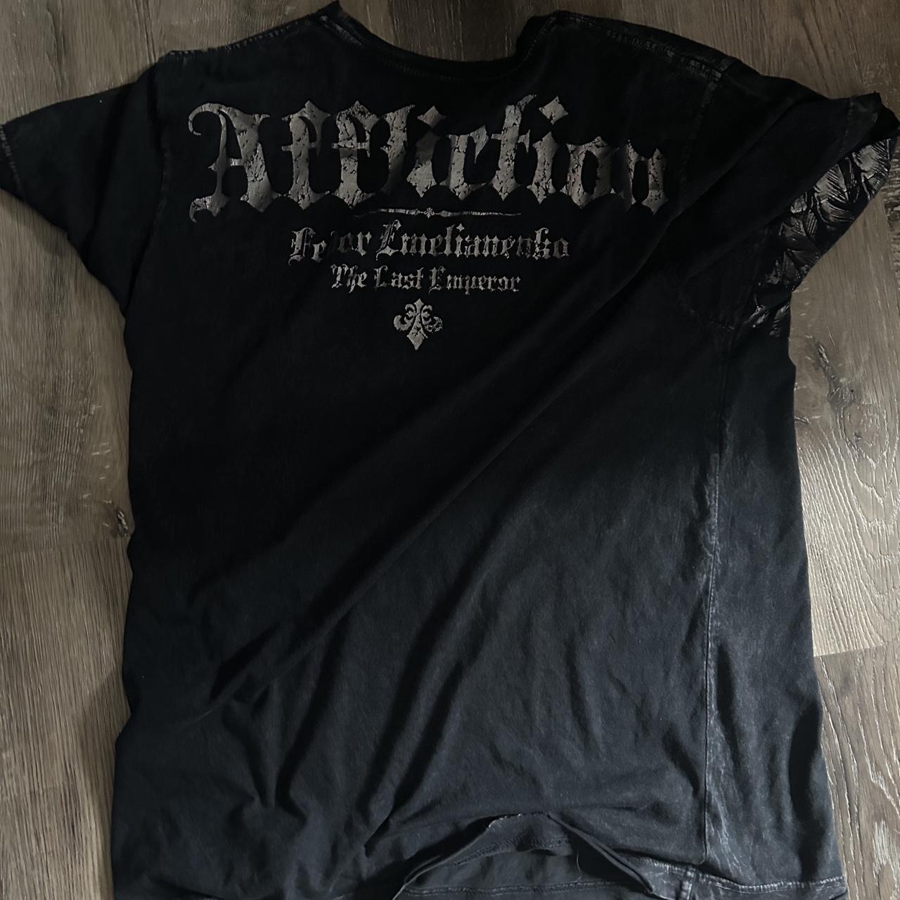 Rare affliction shirt #sematary #y2k #emo #goth... - Depop