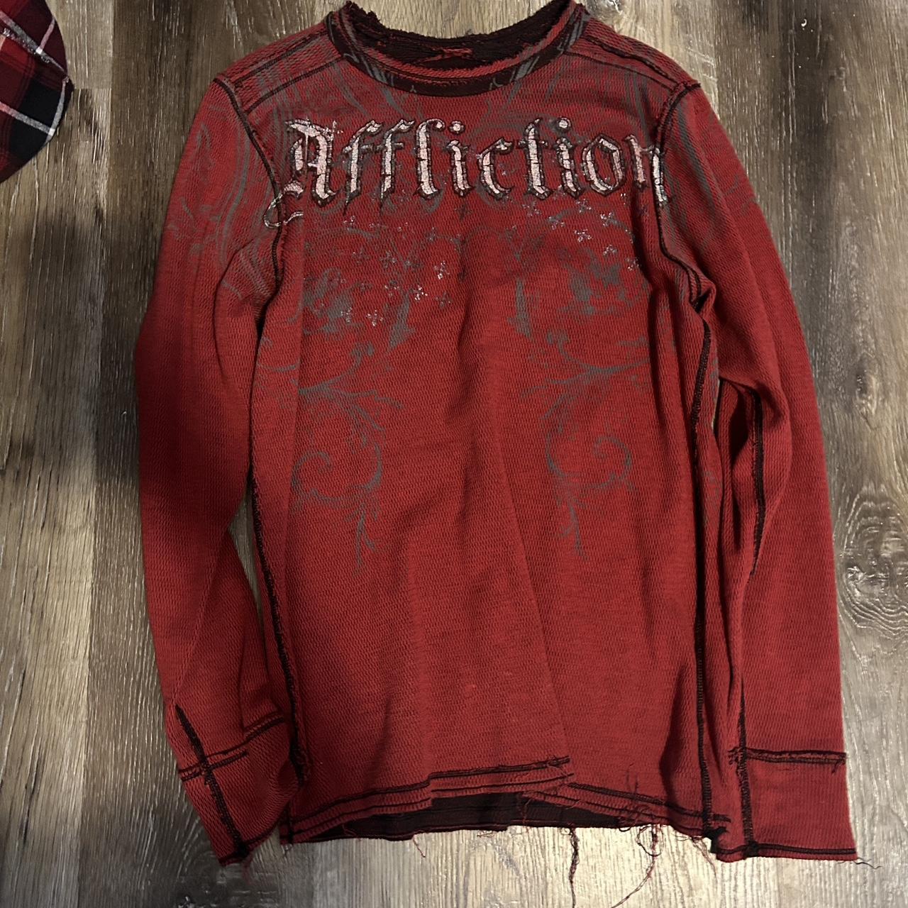 One of my personal fav affliction longsleeve so... - Depop