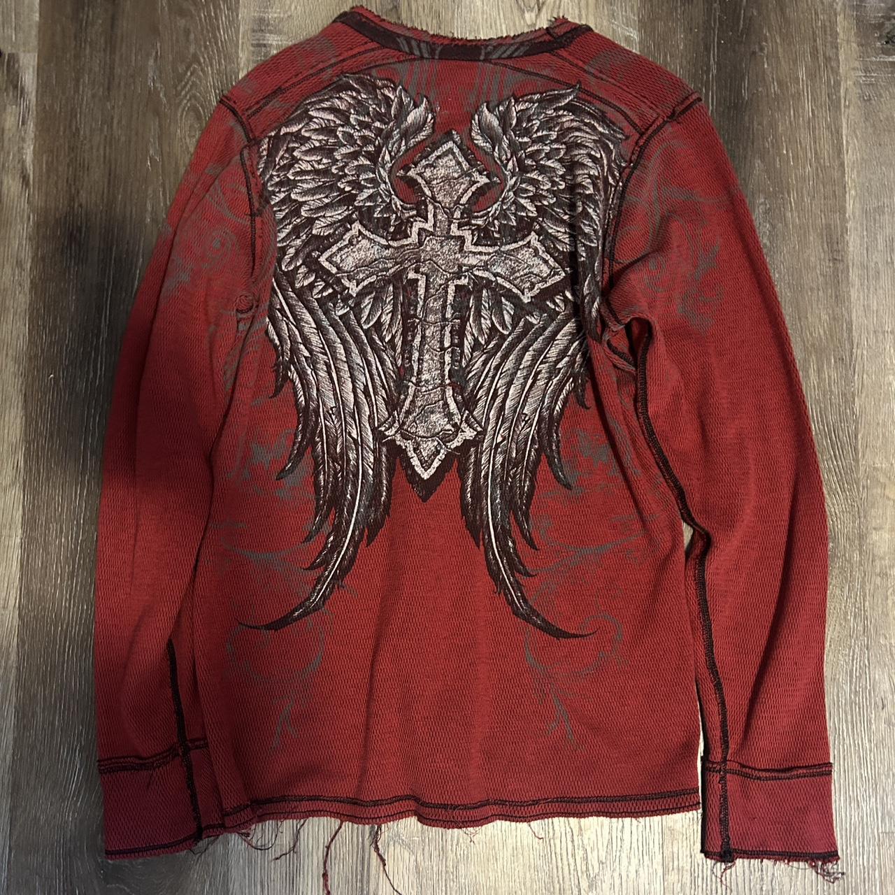 One of my personal fav affliction longsleeve so... - Depop