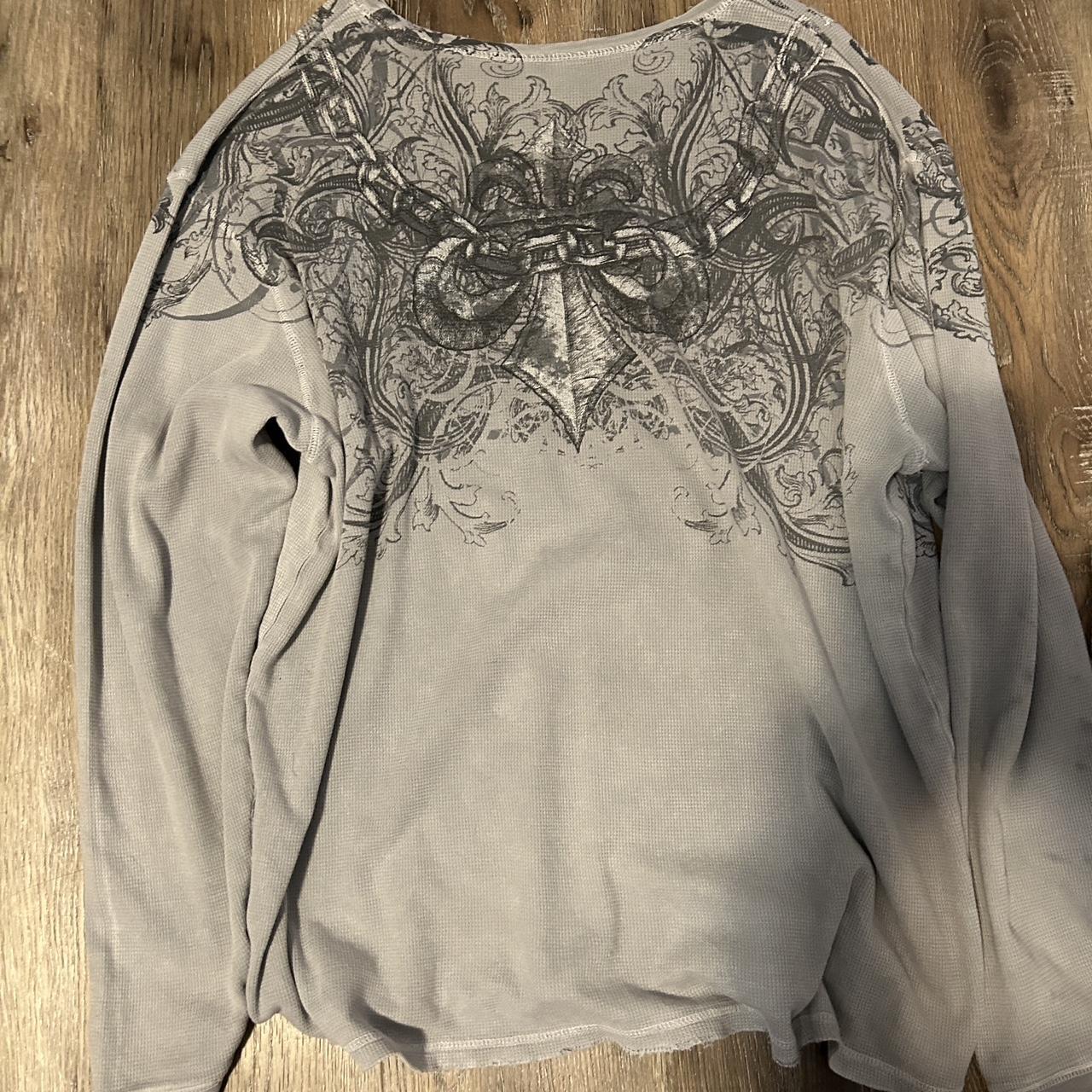 Crazy rare affliction shirt #sematary #y2k #emo... - Depop