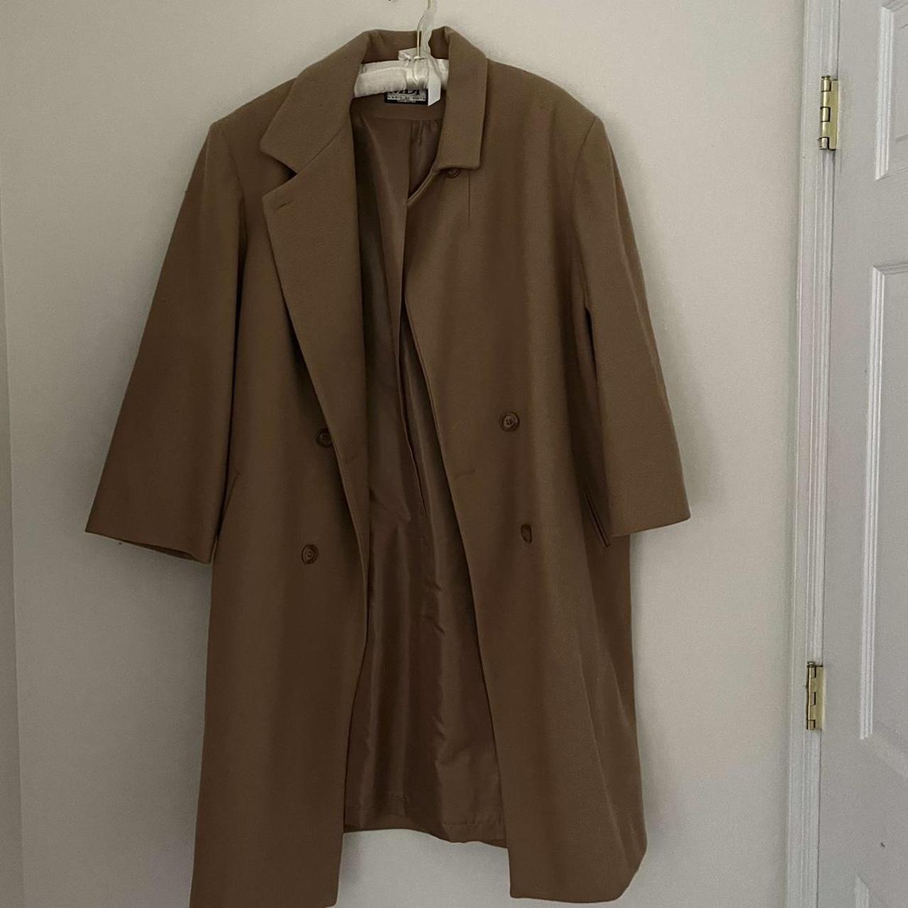 brown pea coat Mario de Pento doesn’t have a tag... - Depop
