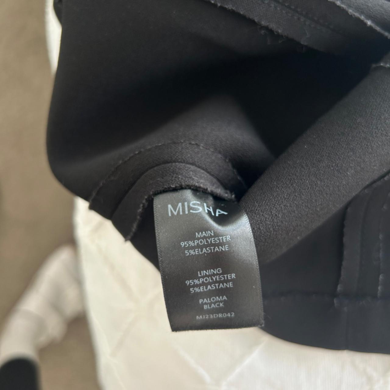 Misha Brand black Dress size 8. As new, worn once. - Depop