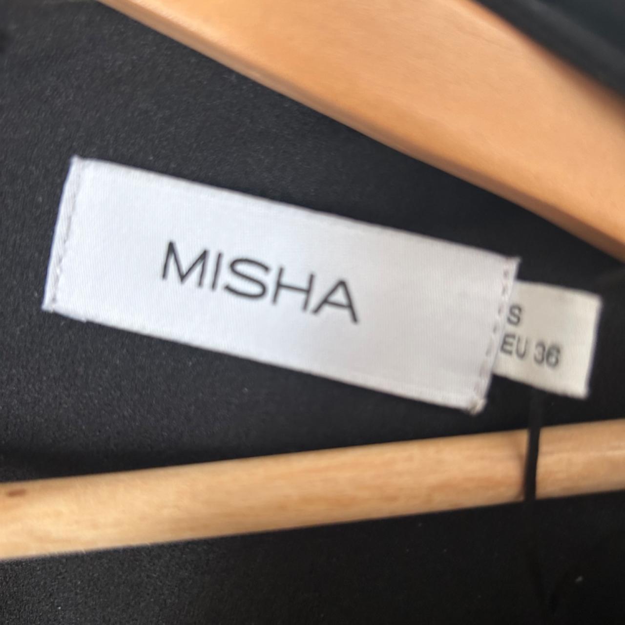 Misha Brand black Dress size 8. As new, worn once. - Depop